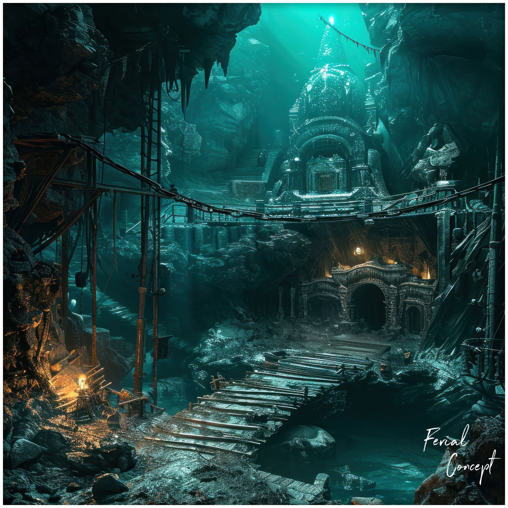 ArtStation - 🔹200 Enchanted Mines Environment Concept Reference Image ...