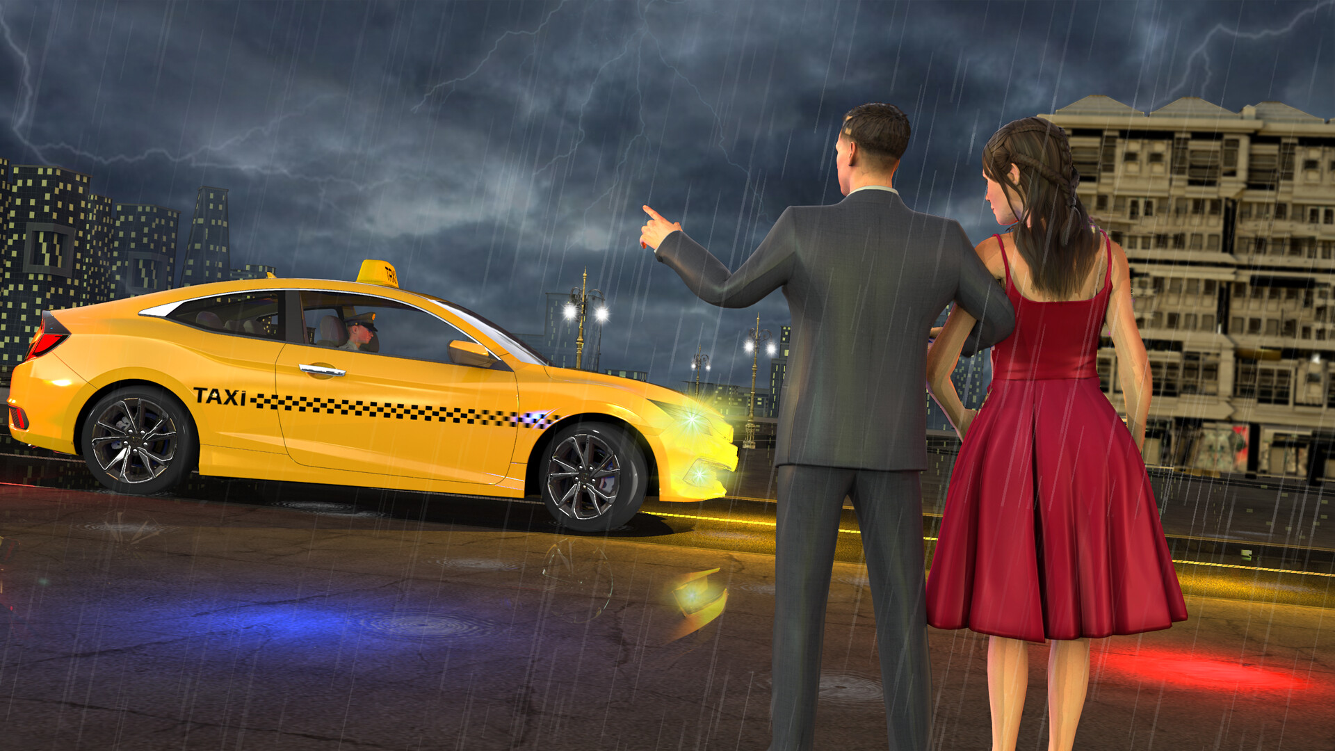 ArtStation - Taxi Car Simulator Game