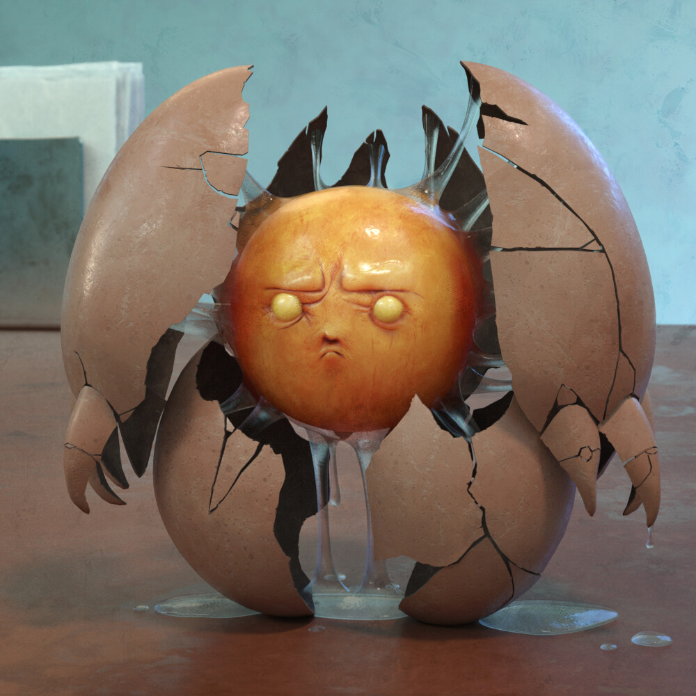 ArtStation - Evil Egg
