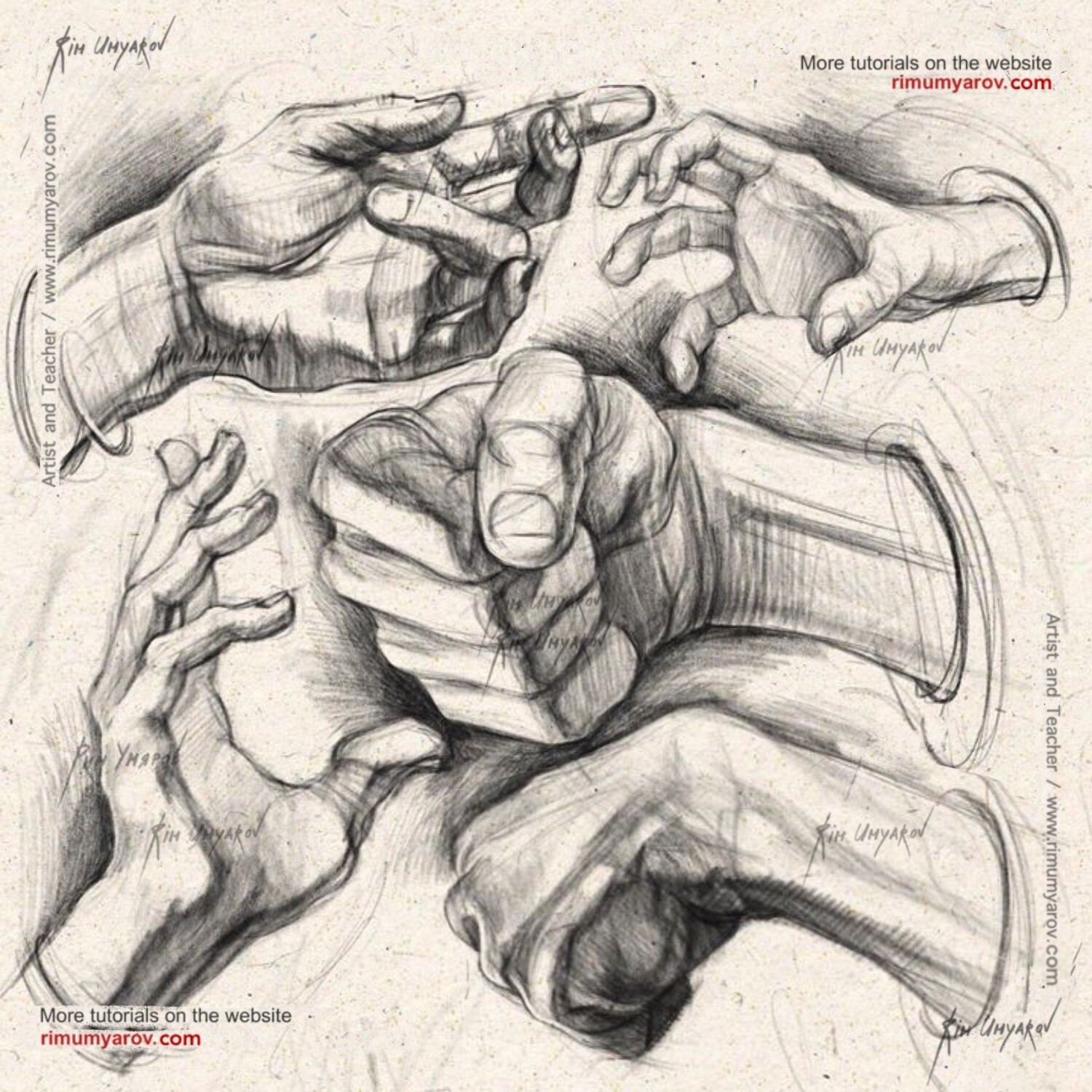 ArtStation - "Hands" sketch.