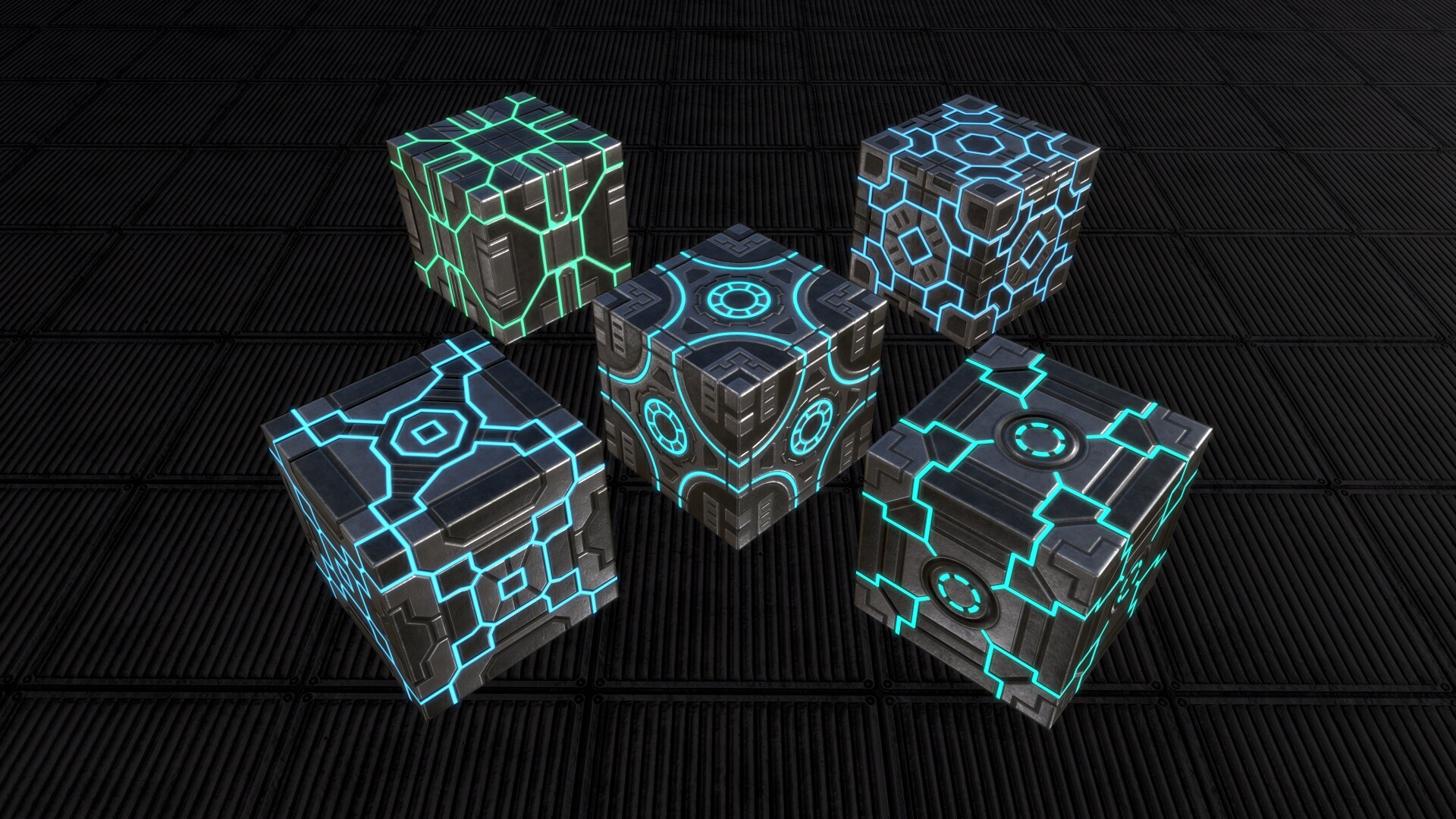 Iryna Nikitina - Sci-Fi Cubes