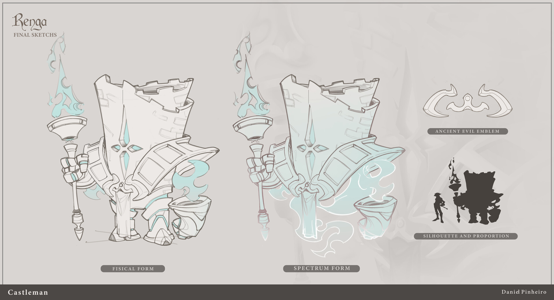 Daniel Pinheiro - Character Design / Renga - Castleman