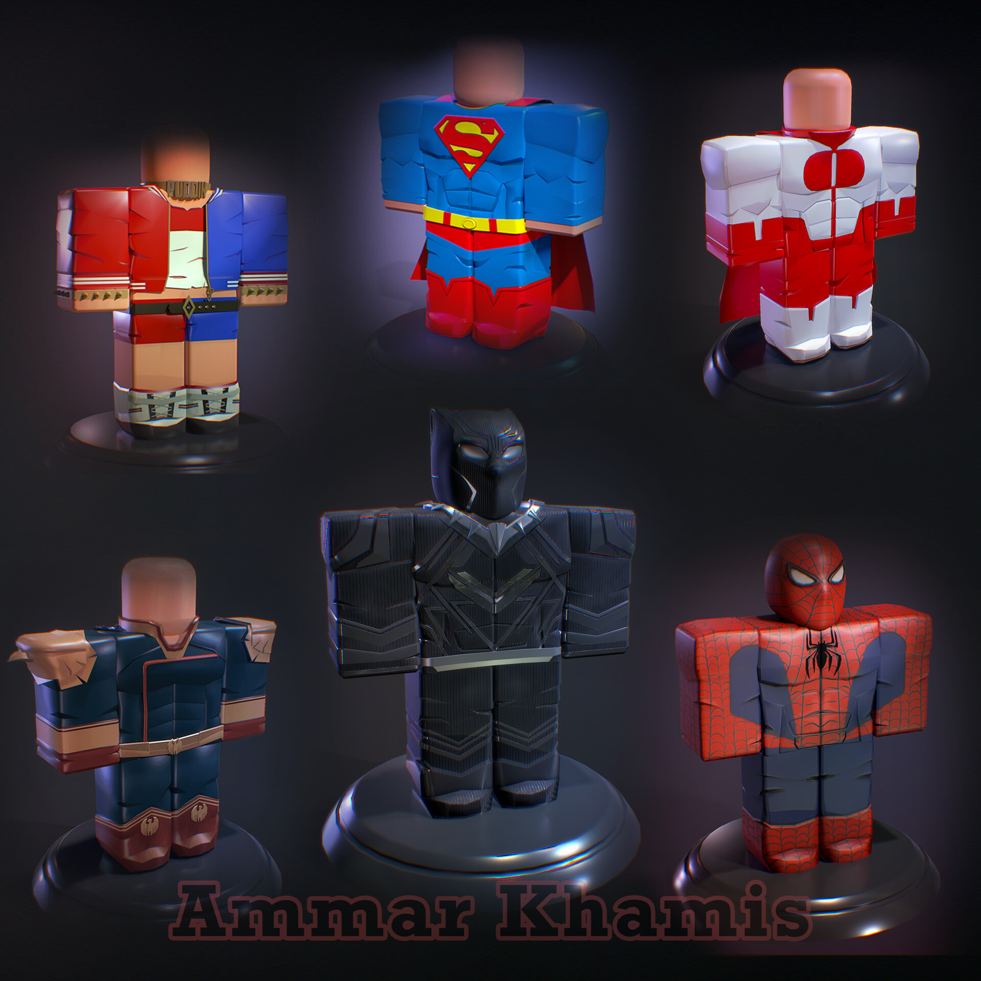 ArtStation - Roblox Characters