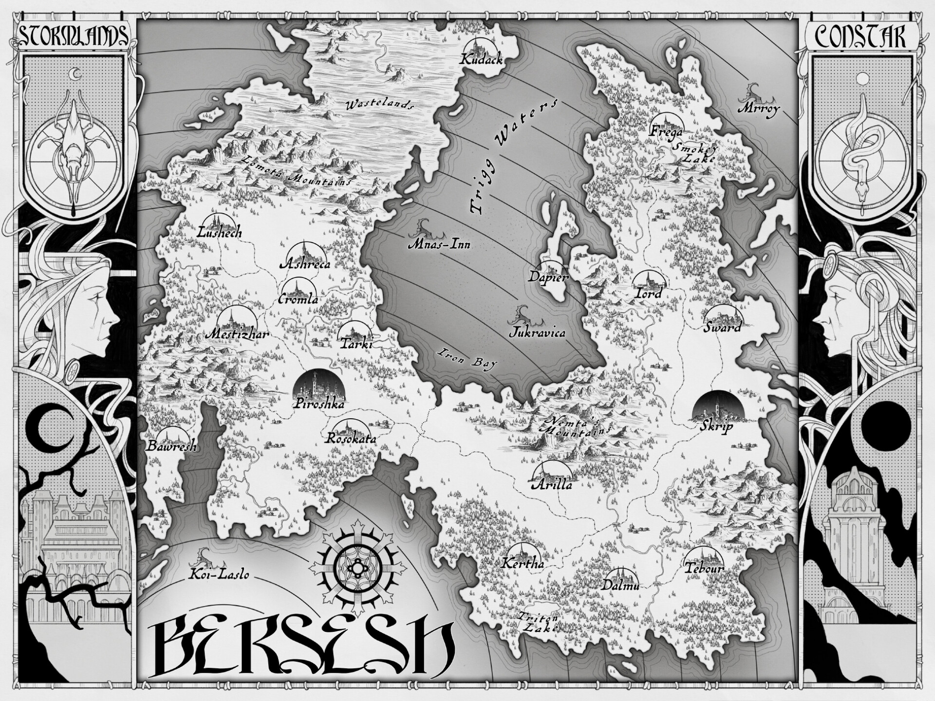 ArtStation - MAP OF BERSESH