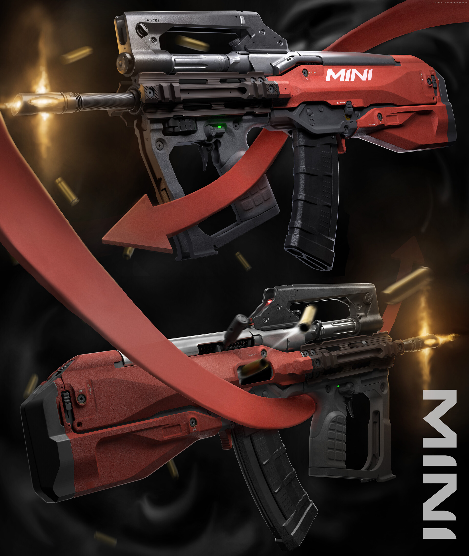 Cane T - Mini - Rosa | Machine Gun