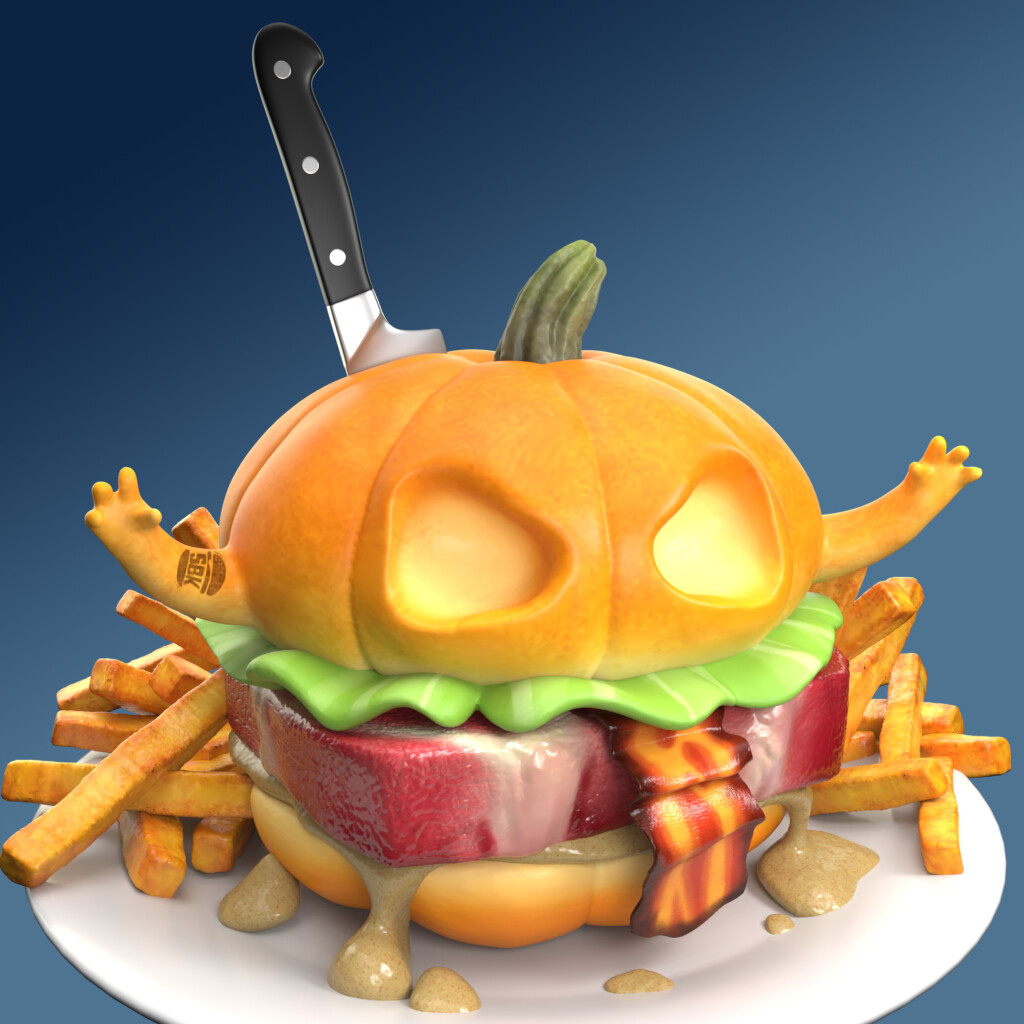 ArtStation - SBK Monster Burguers