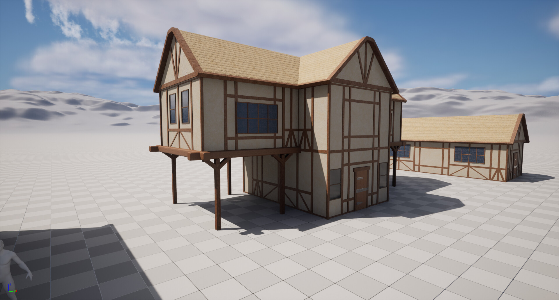 ArtStation - Medieval modular house assets