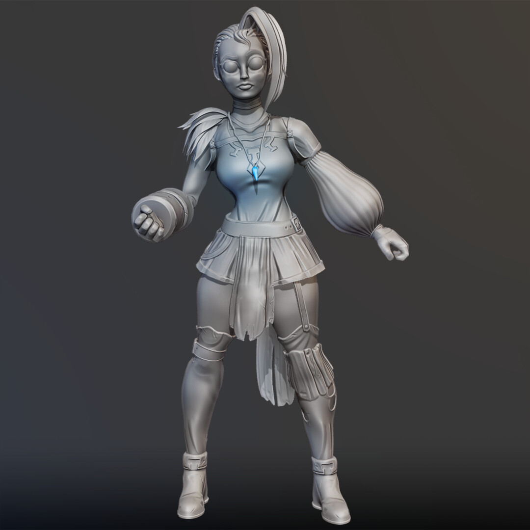 ArtStation - PAM: zbrush practice