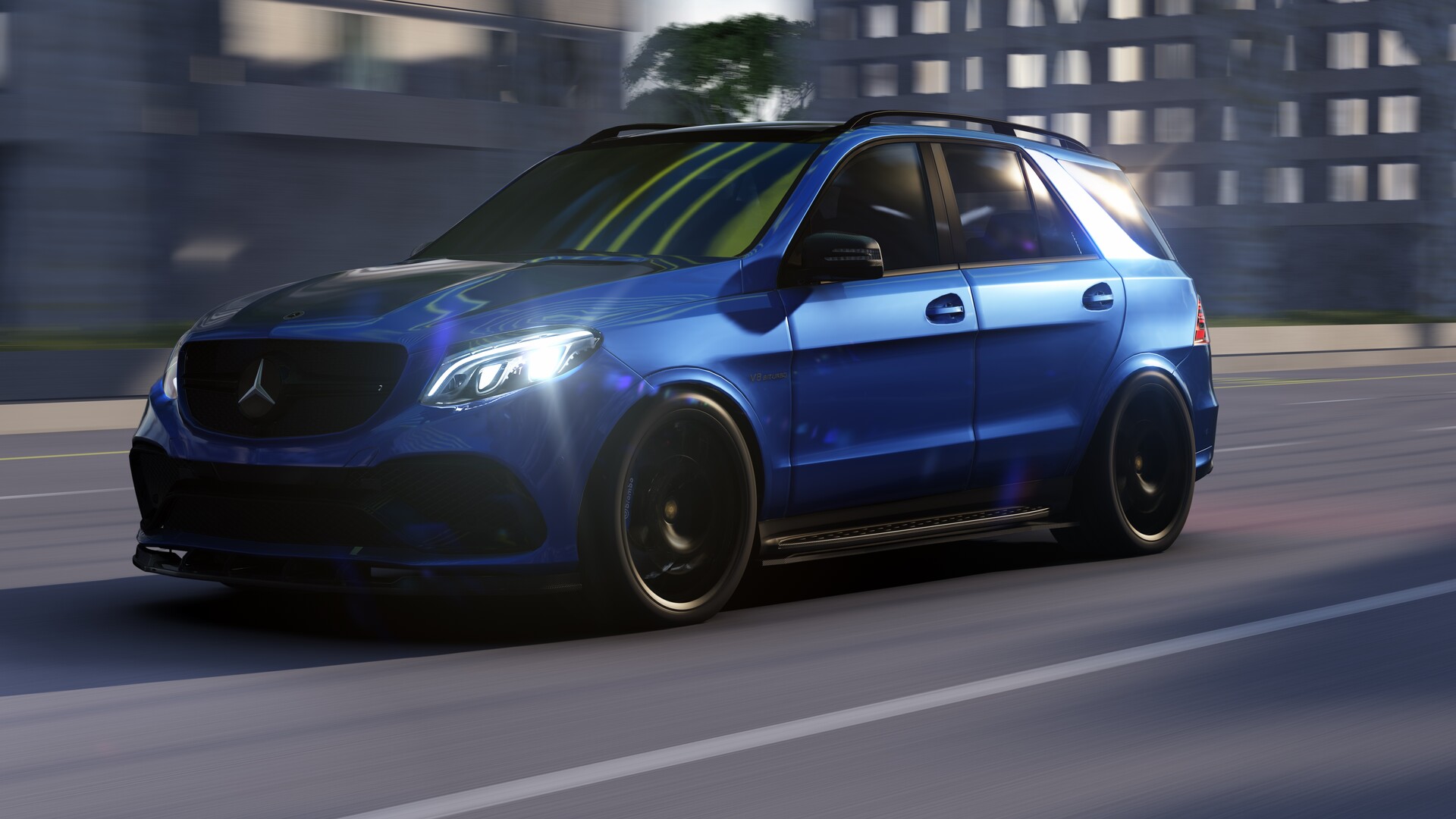 ArtStation - Mercedes GLE63s AMG