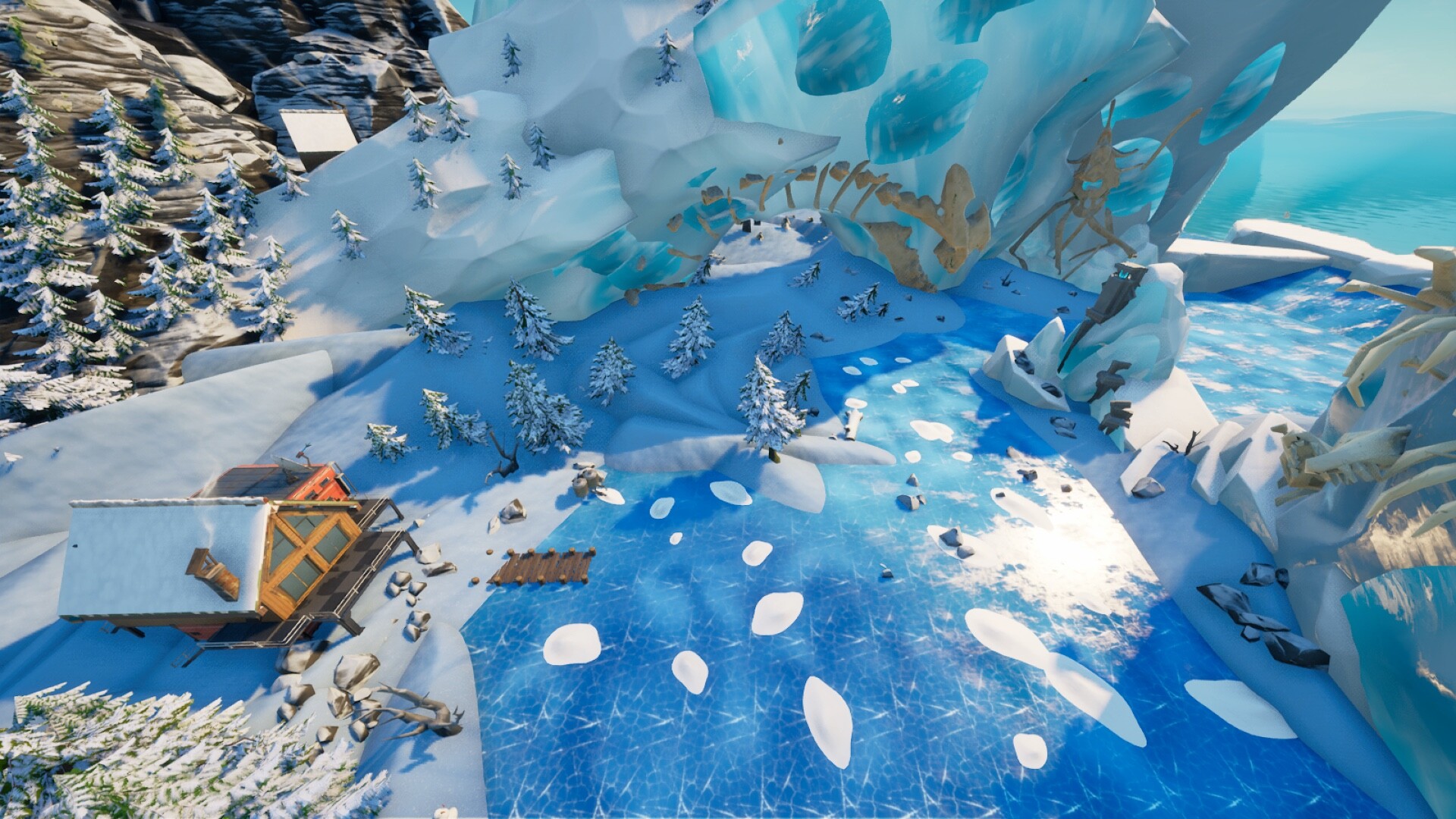 MkStar - Fortnite Ch. 3 Snow Concept Art: Remade in Creative