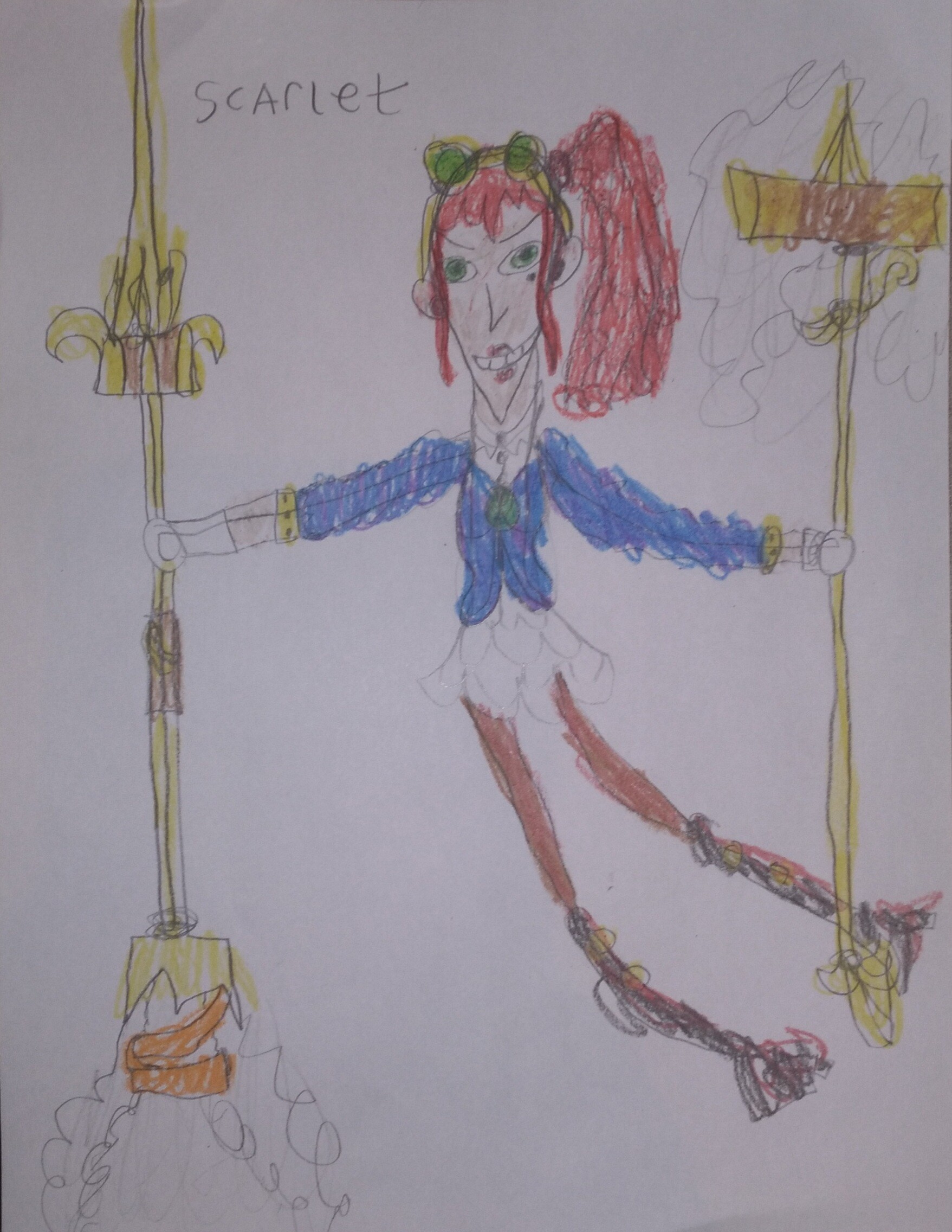 ArtStation - Scarlet (Brawlhalla artwork) art by me