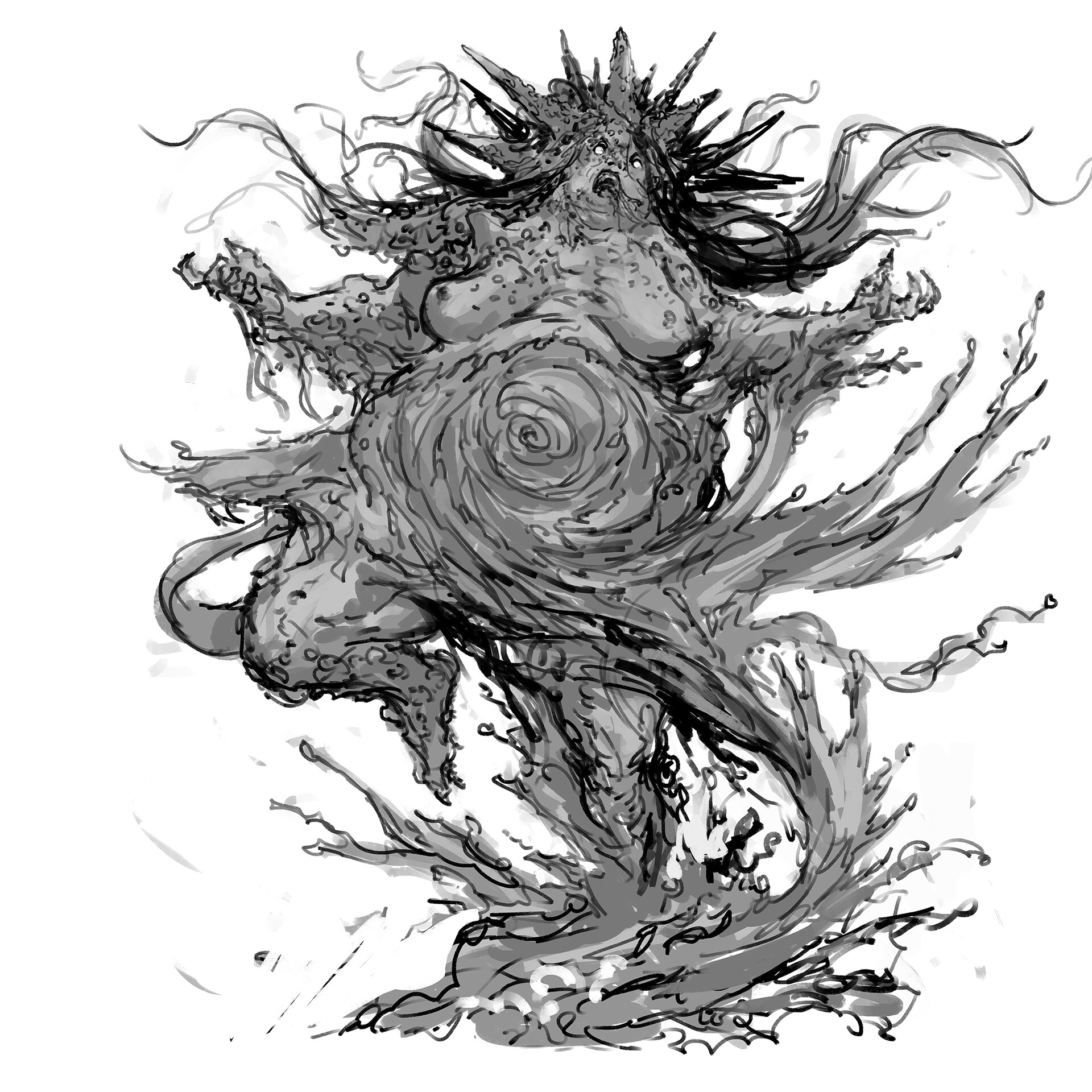 Alex Boca - Miniature rough concepts