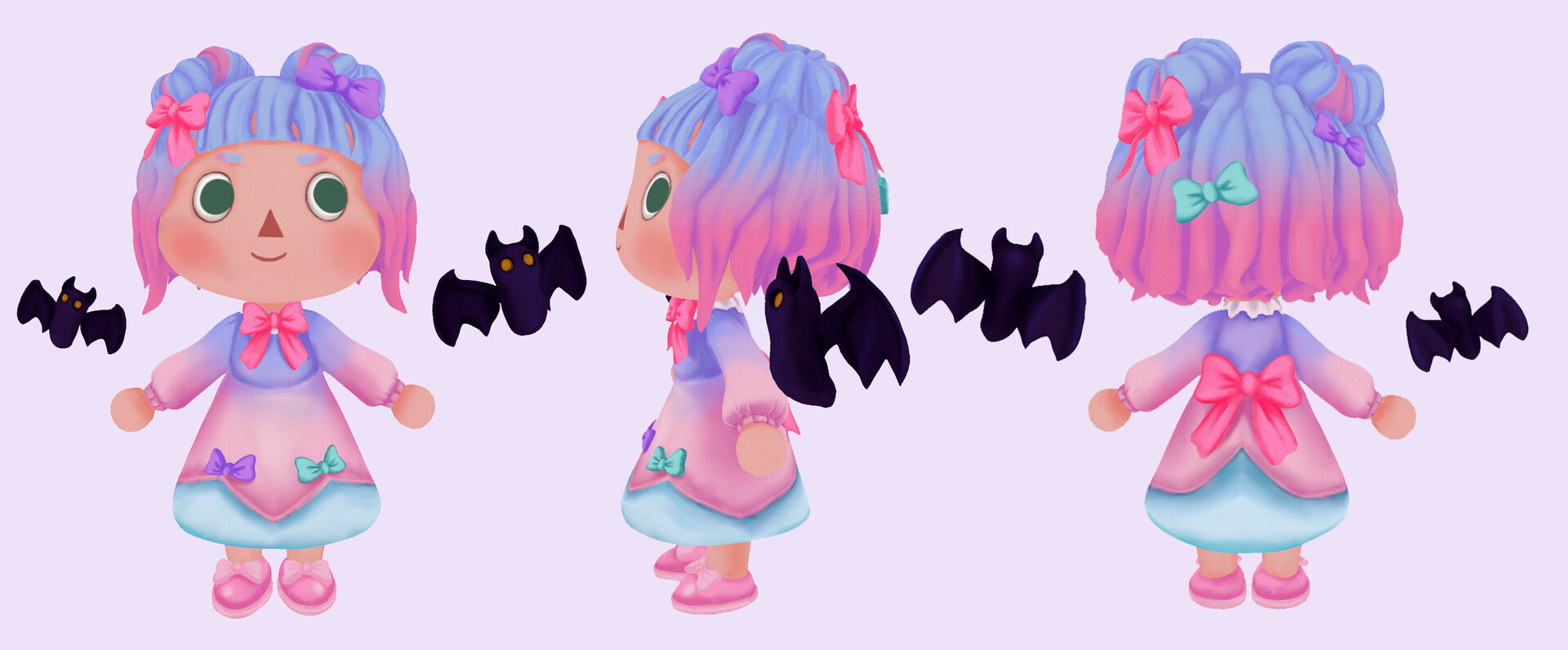 María Rodríguez - Animal crossing inspired character