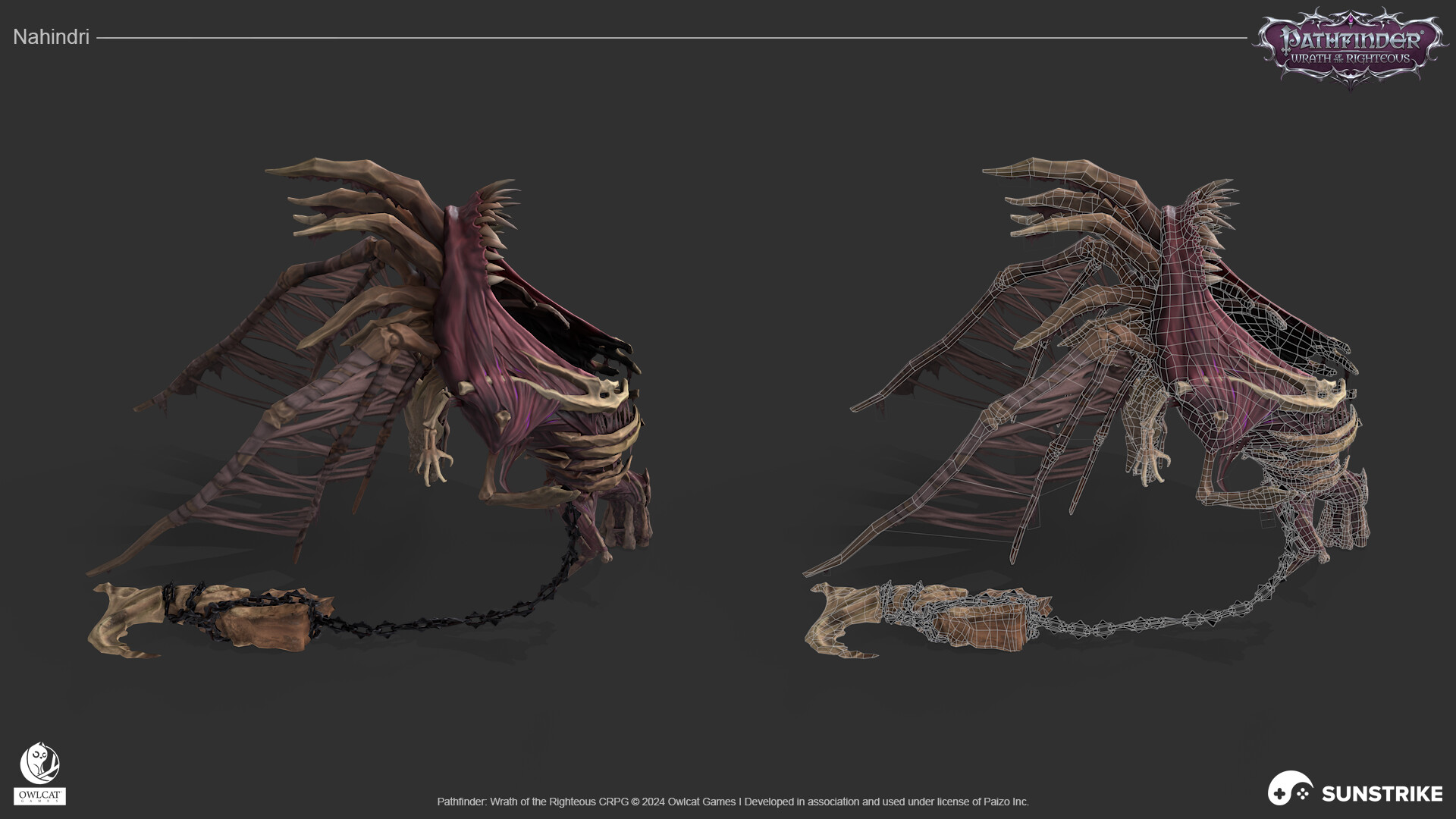 SunStrike Studios - Nahindri monster 3D renders and concept art for Pathfinder: Wrath of the ...