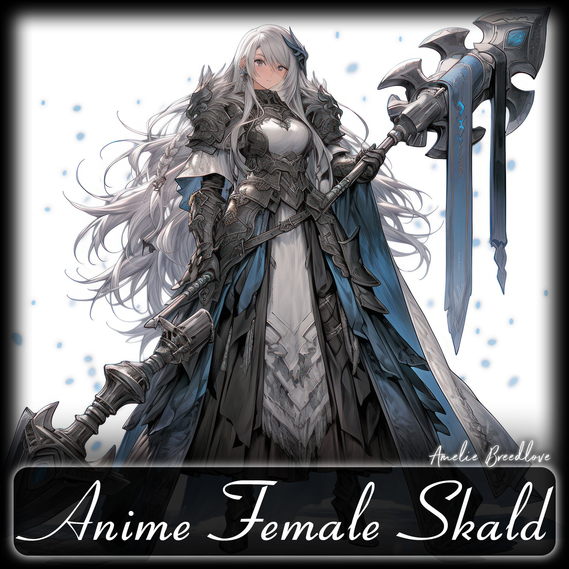 ArtStation - 200 Anime Female Skald (Full Body) Reference Pack | 4K | v.101