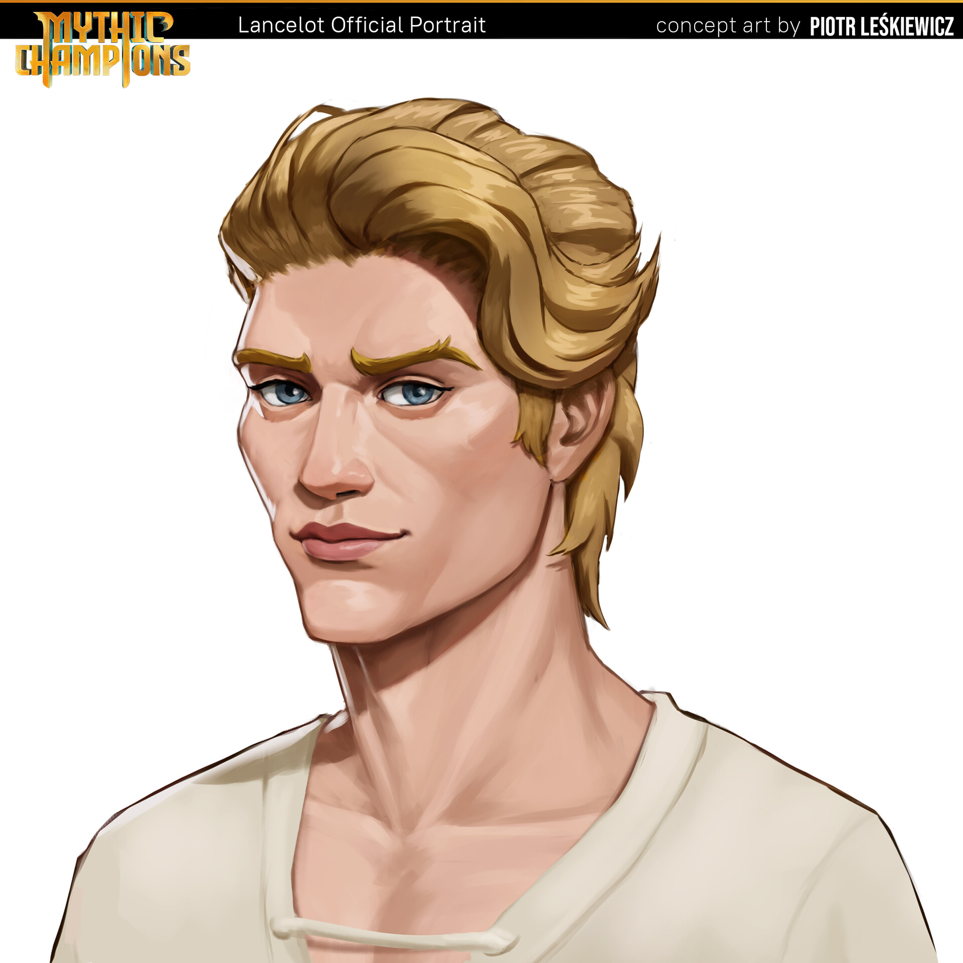 ArtStation - Lancelot Face Design [Mythic Champions]