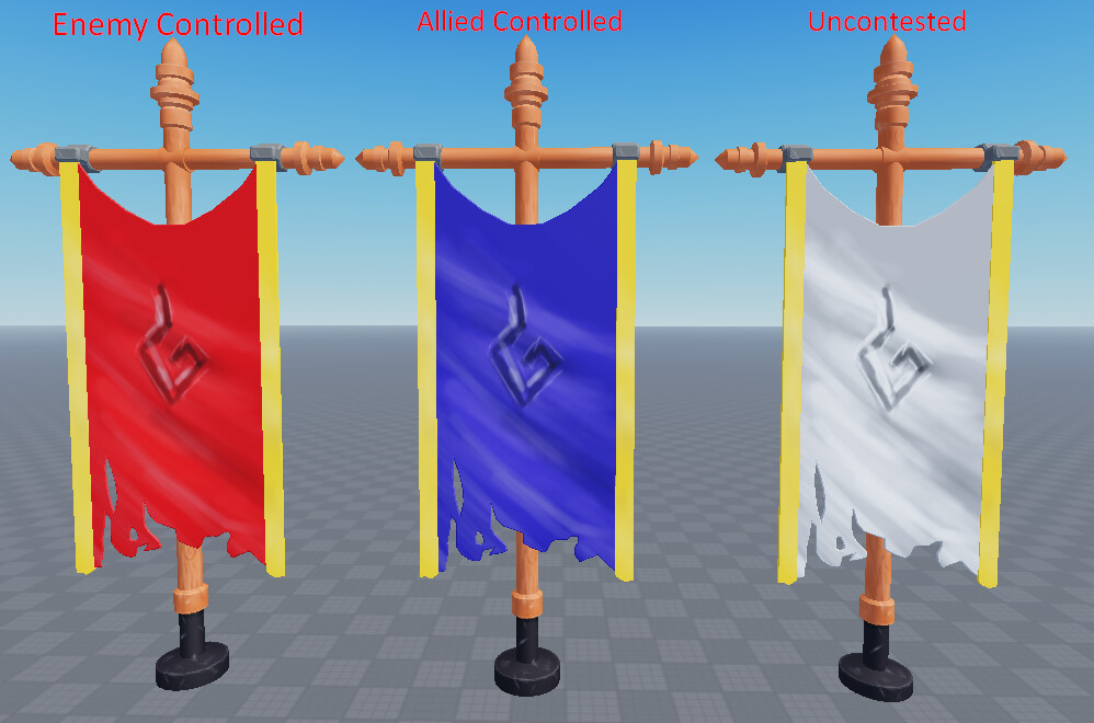 ArtStation - Objective Flag Prop