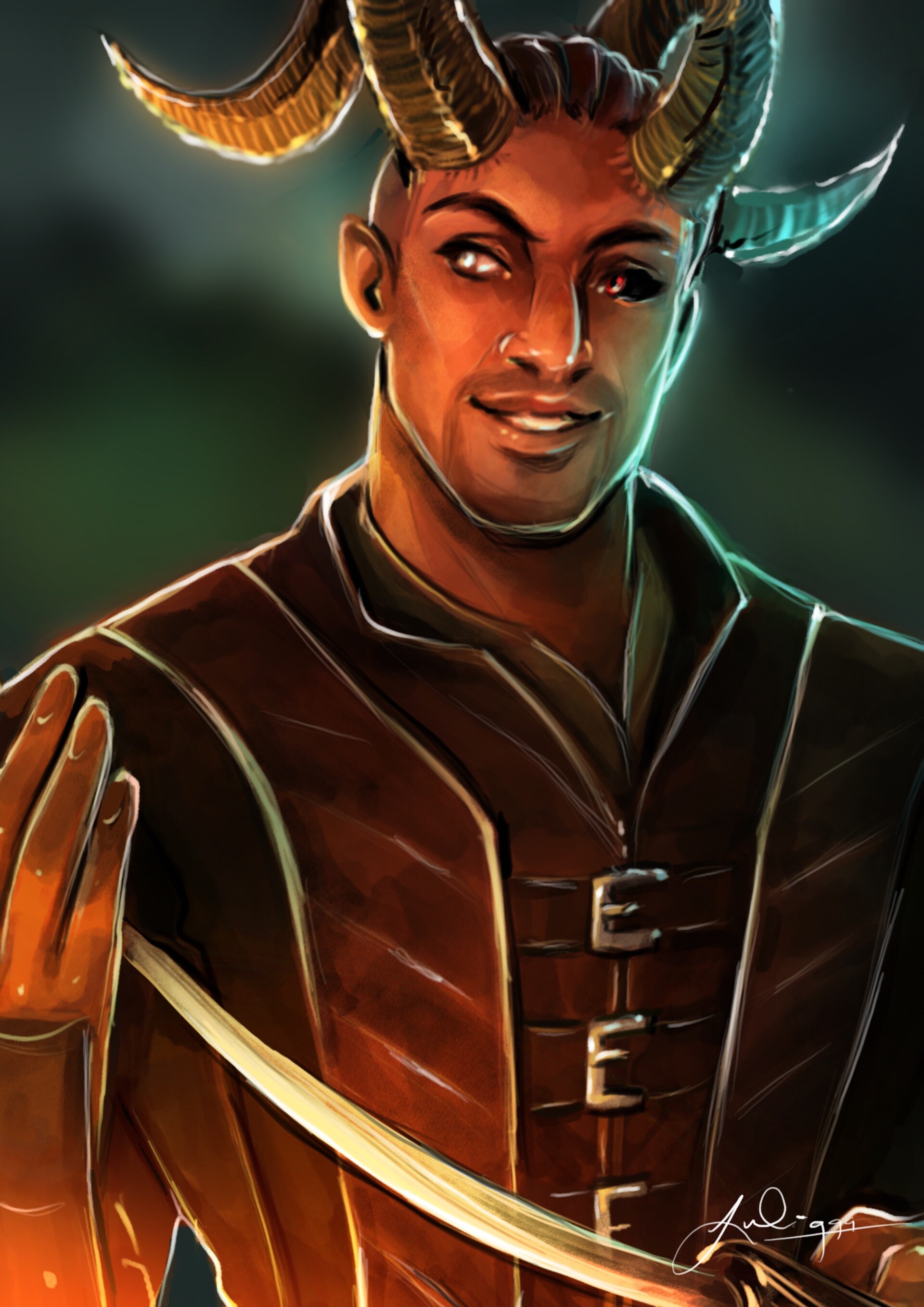 ArtStation - Wyll Ravengard - BALDUR'S GATE 3