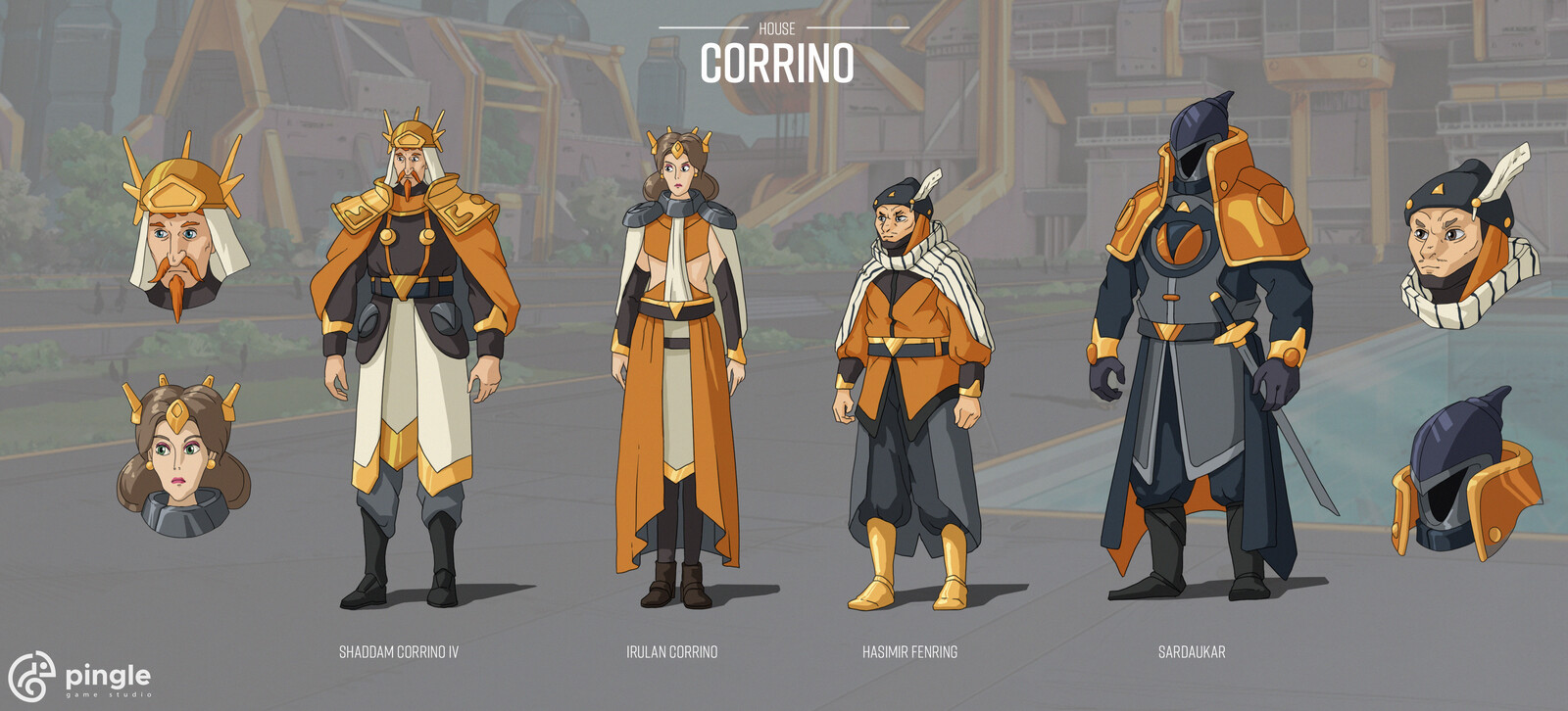 Pingle Studio - Frank Herbert's Dune: House Corrino House and Kaitain ...