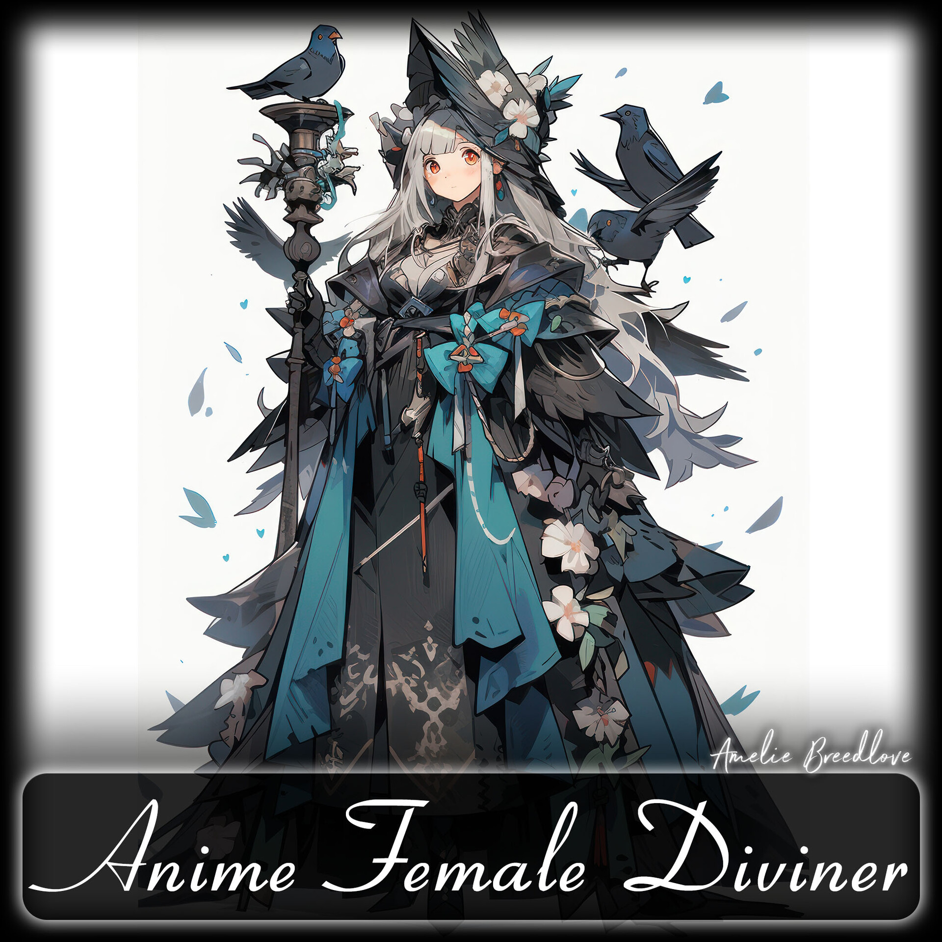 ArtStation - 200 Anime Female Diviner (Full Body) Reference Pack | 4K ...