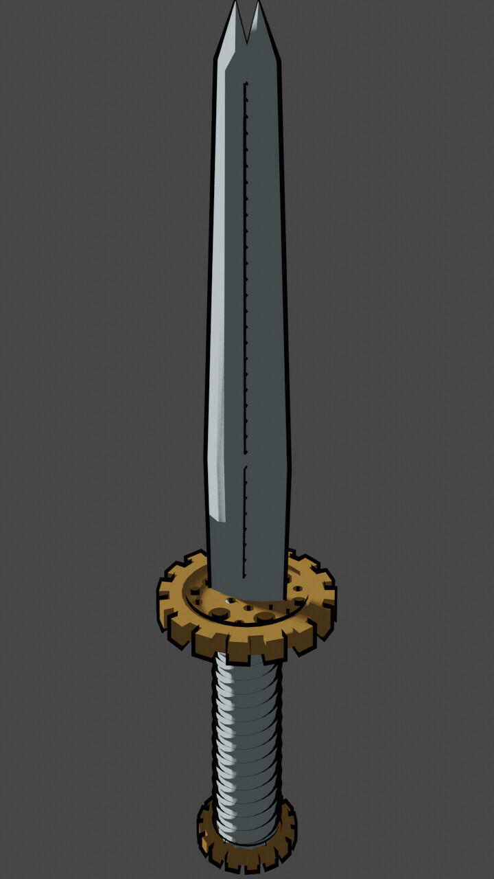 ArtStation - Steampunk Dagger