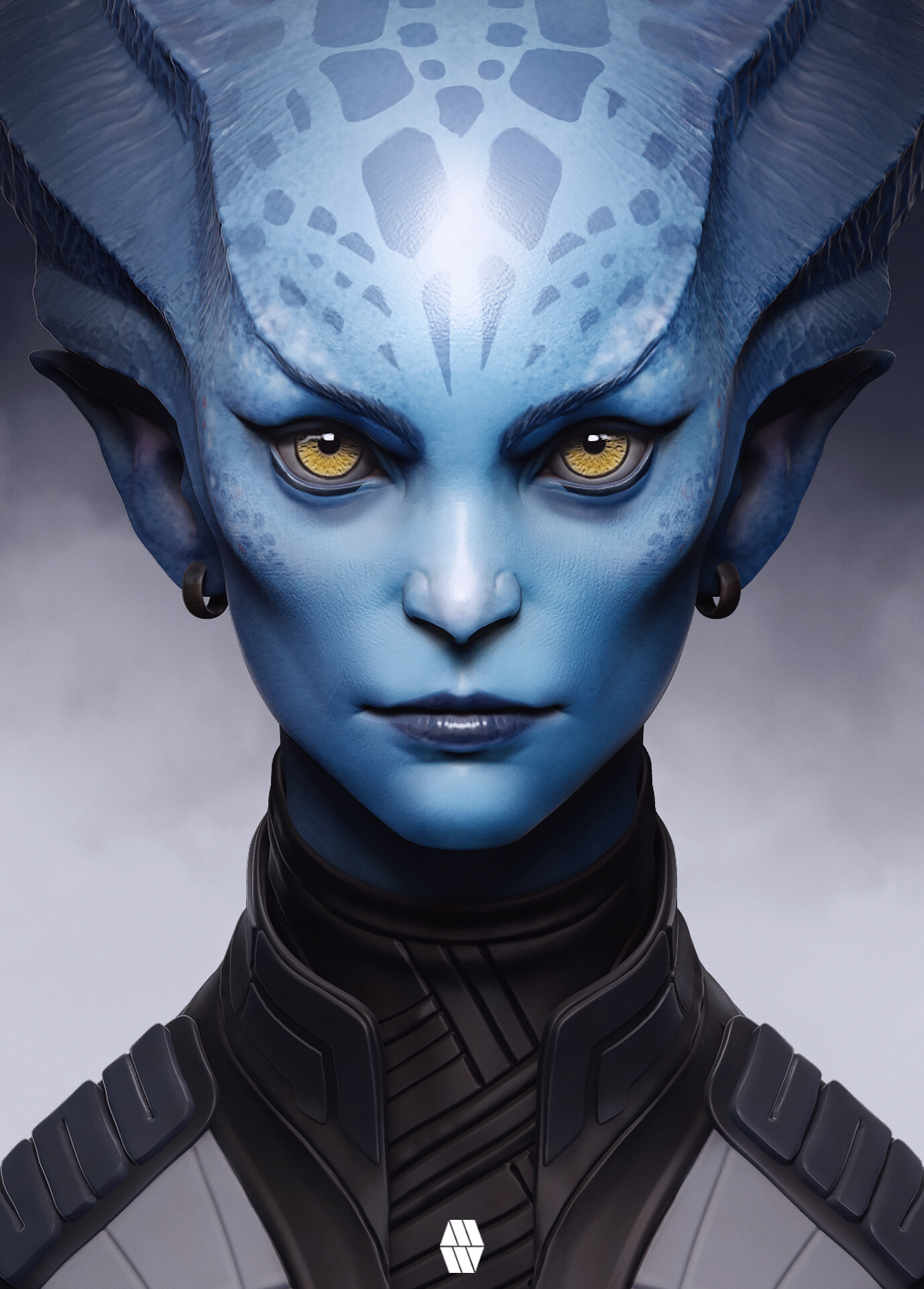 ArtStation - An Alien Emerges - 'Alien Bust' Concept