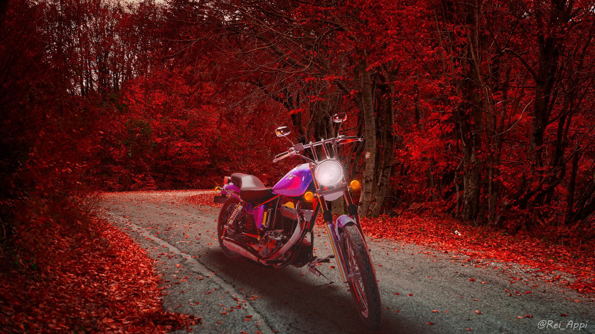 ArtStation - 3D motorcycle suzuki boulevard S40