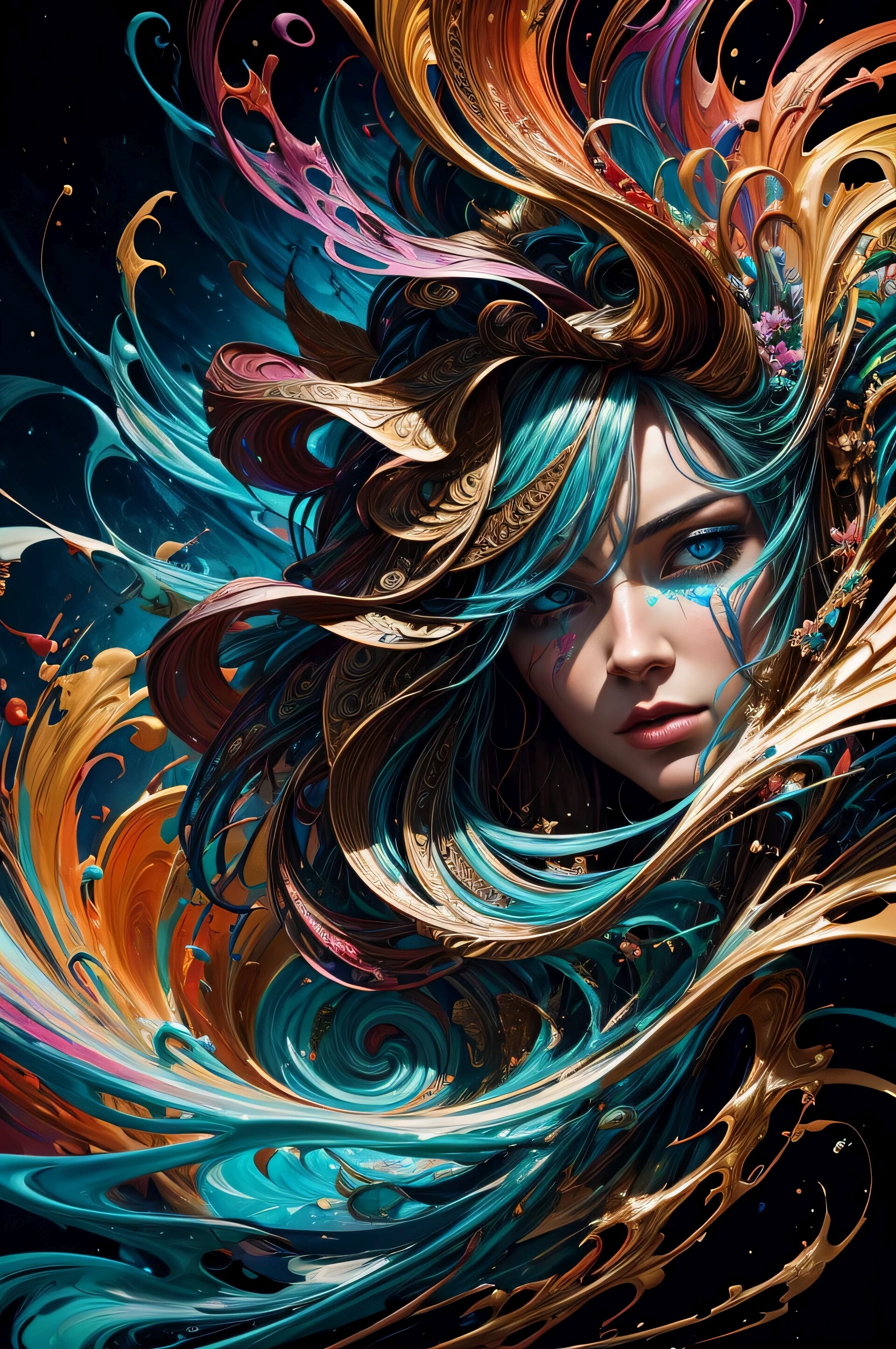 ArtStation - Unique in her Colorful Diversity