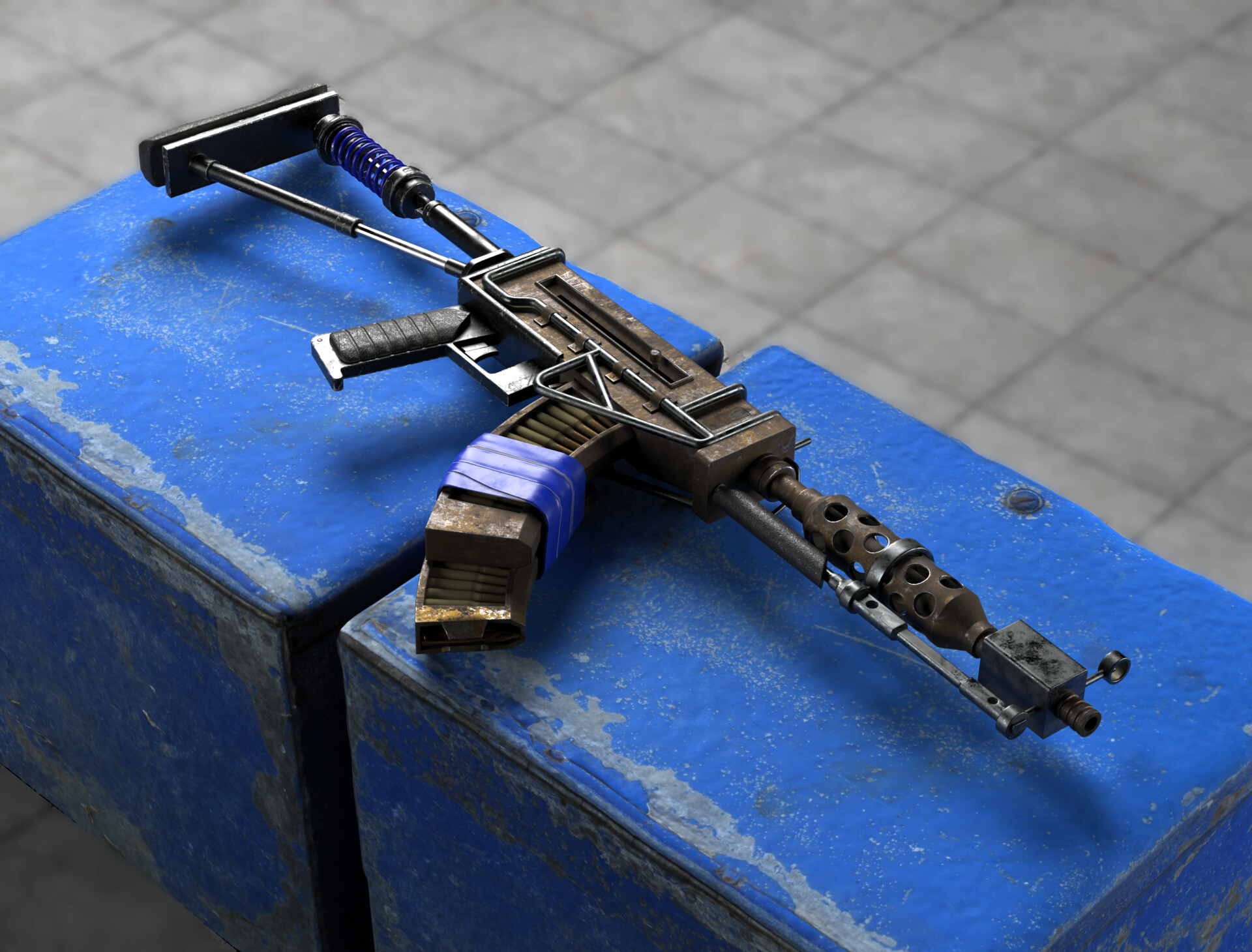 ArtStation - Homemade weapon