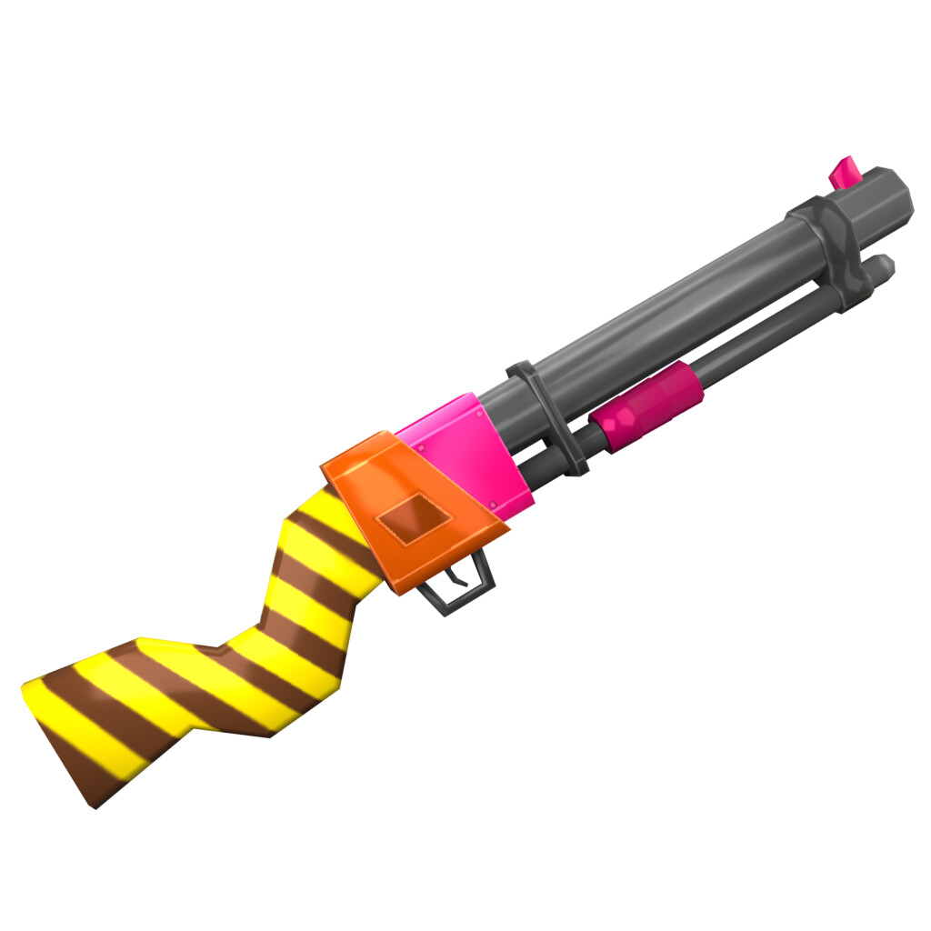 ArtStation - Low Poly Gun Props