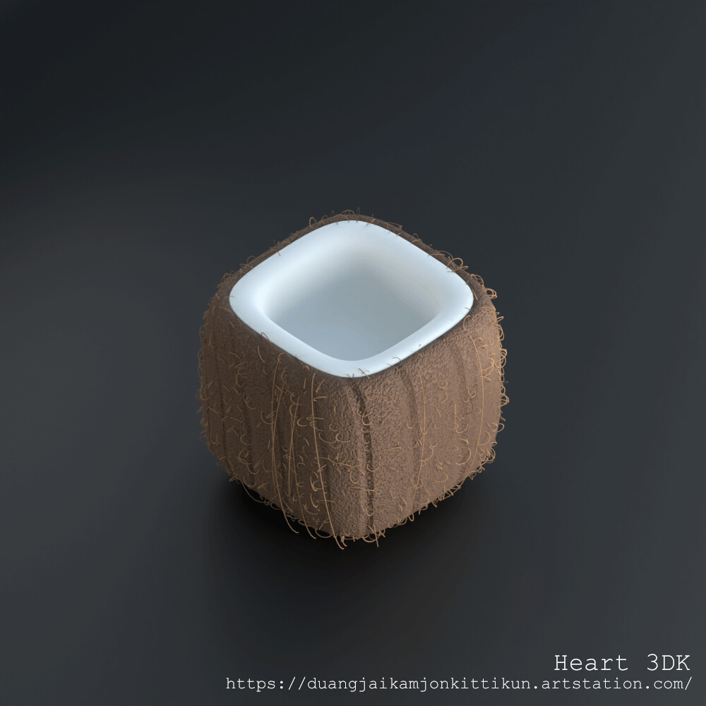 Heart 3DK - Isometric Fruit Cube Collection