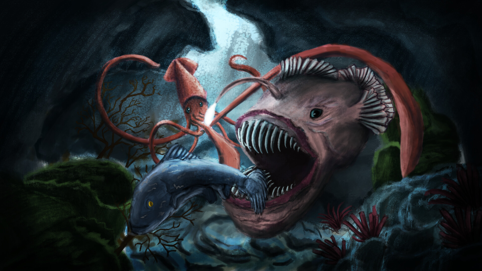 ArtStation - Deep Sea Creatures