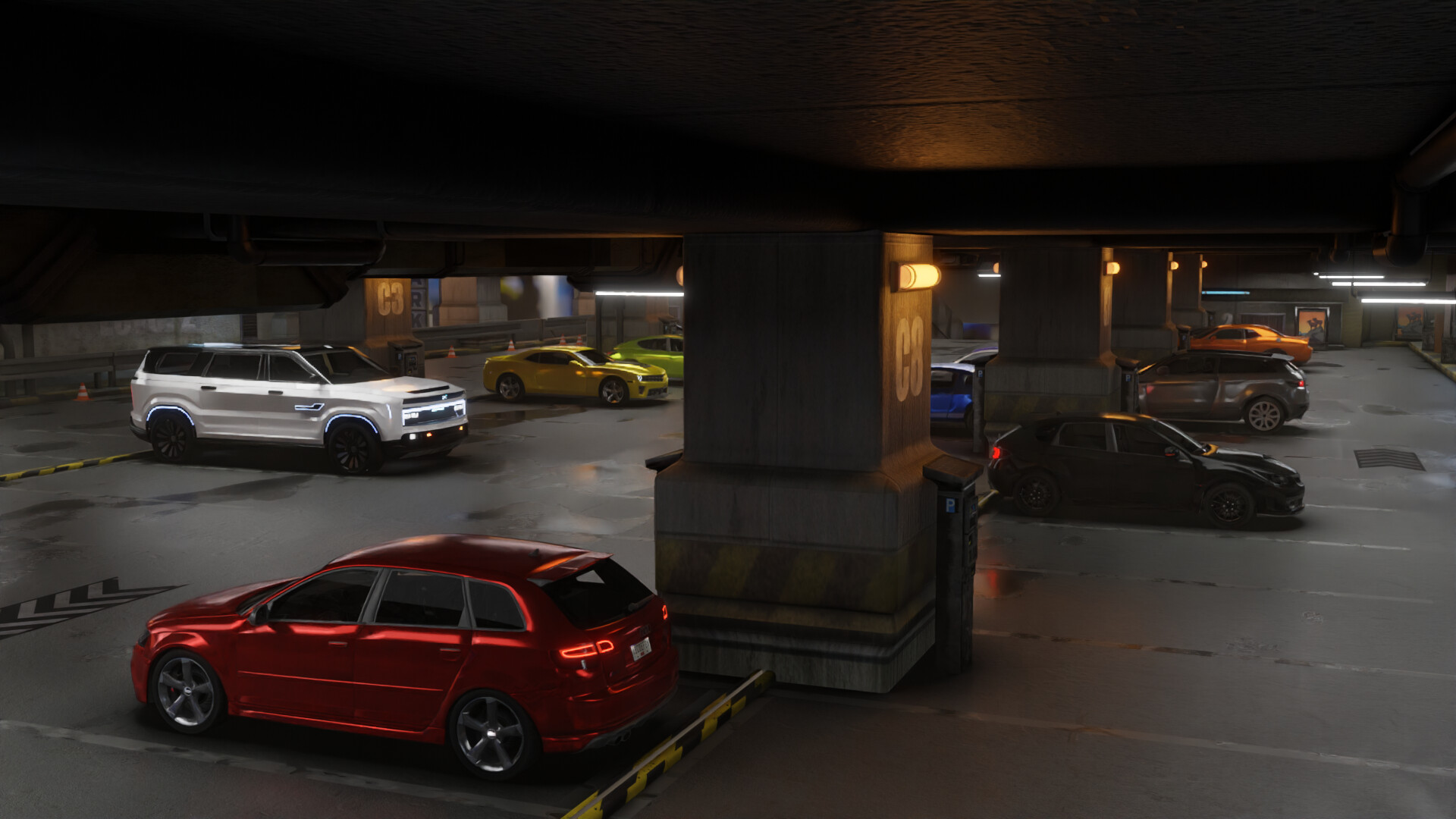 Mohammad amin Ranjbar - Cinematic Parking environment