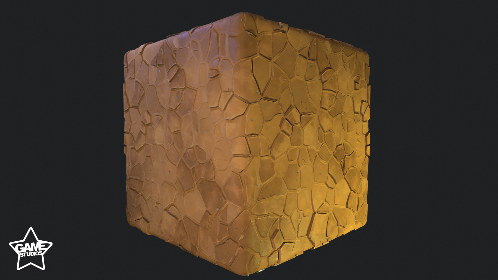 Star Game Studios - Stylized Desert Tiles Material 05 - Substance 3D ...
