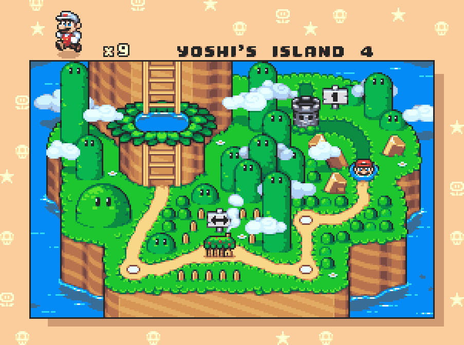 ArtStation - Mario World map revamp