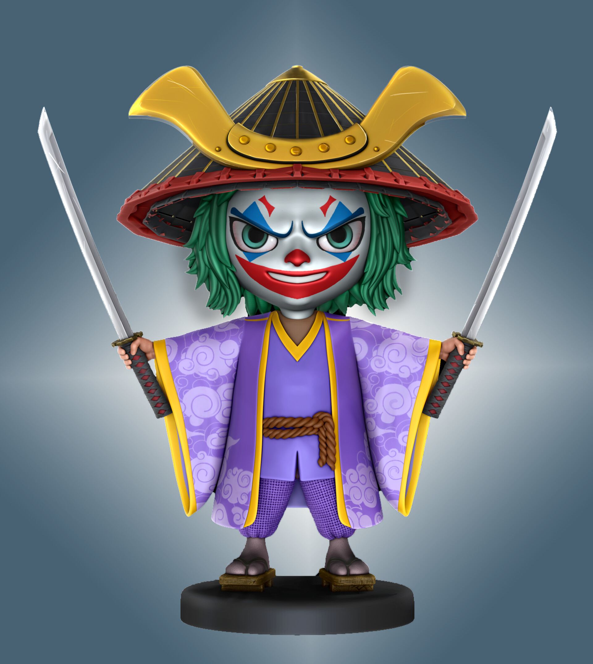 ArtStation - Samurai Joker