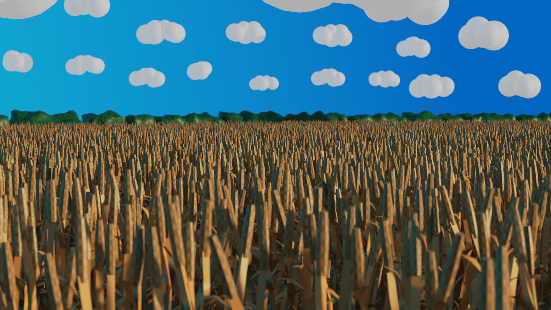 ArtStation - wheat field / пшеничное поле