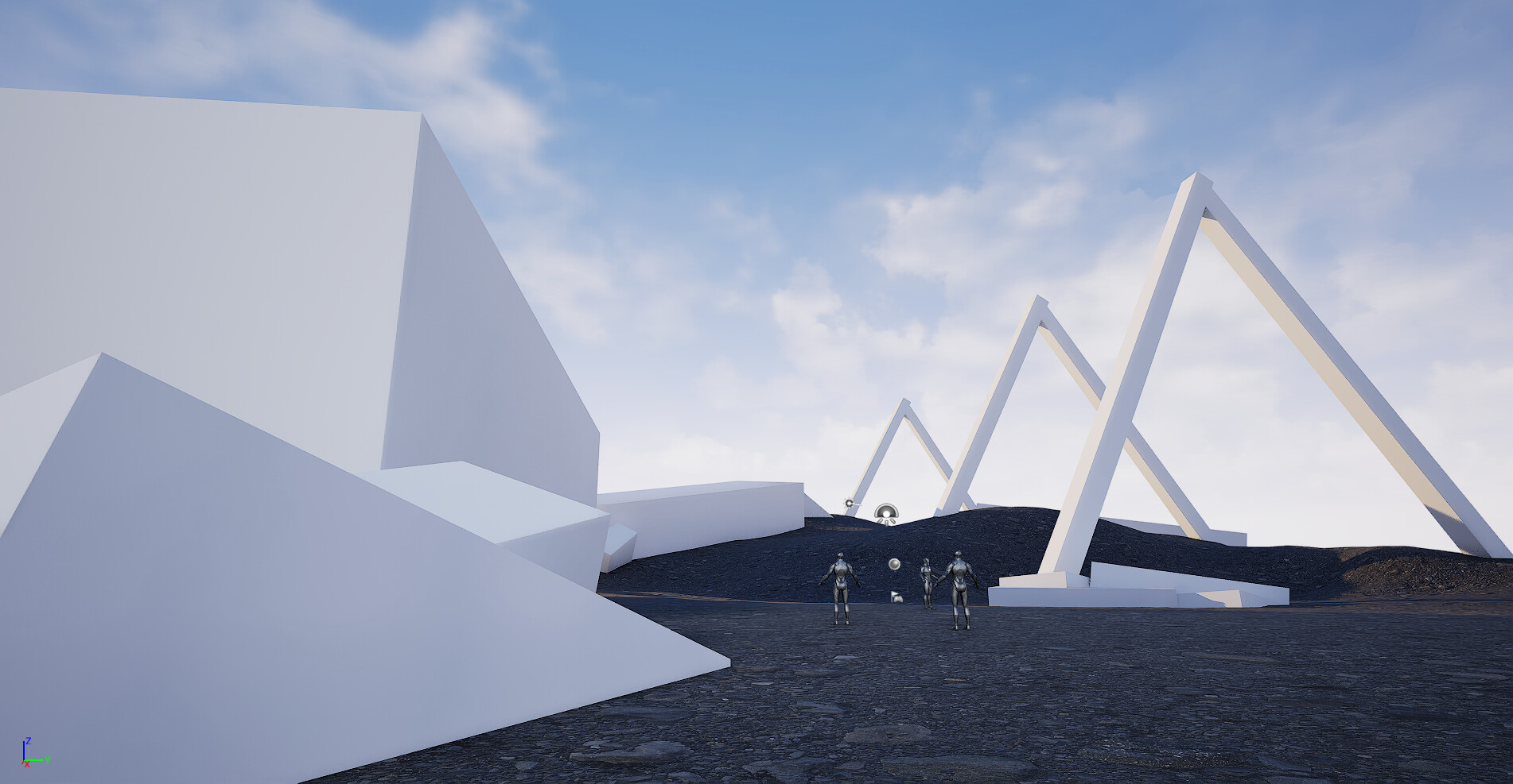 ArtStation - LEVEL BLOCKING - OPENING SCENE - 01