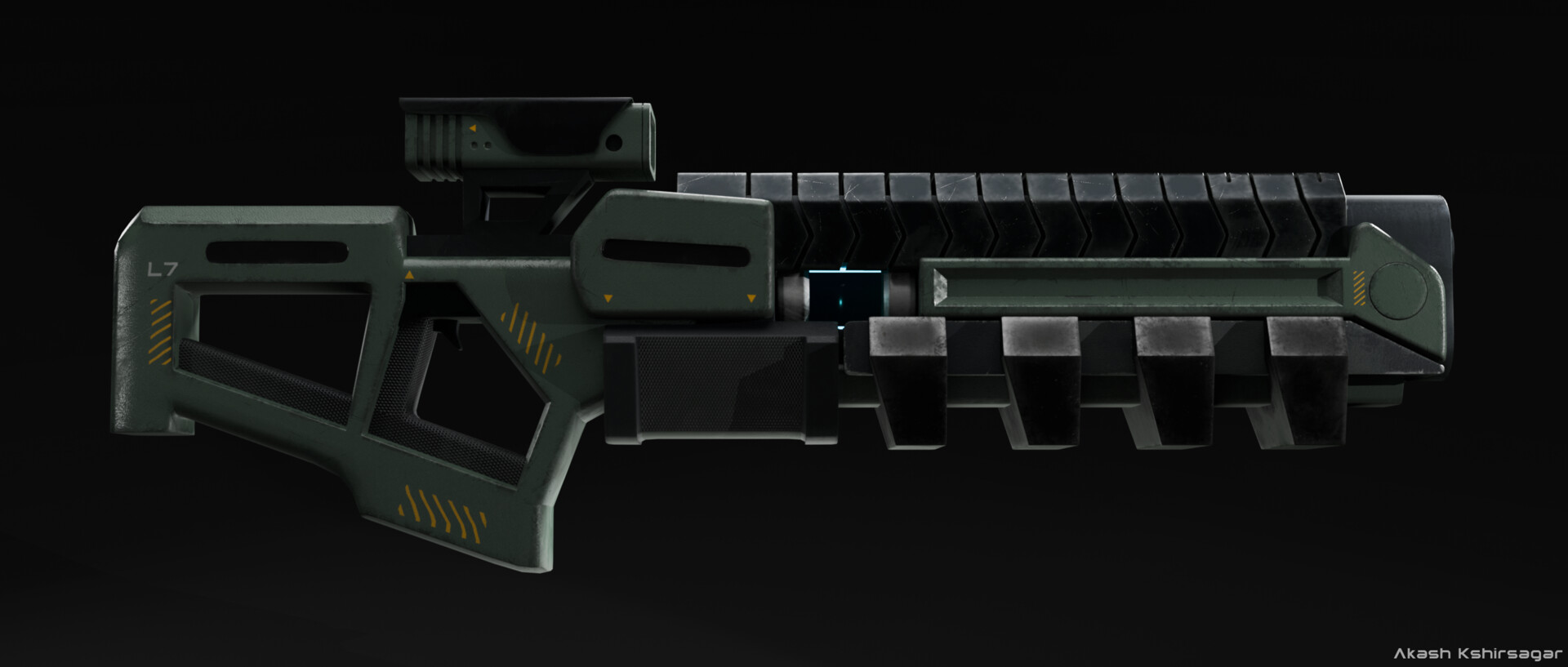 Akash Kshirsagar - Sci-Fi Gun for Upcoming Project