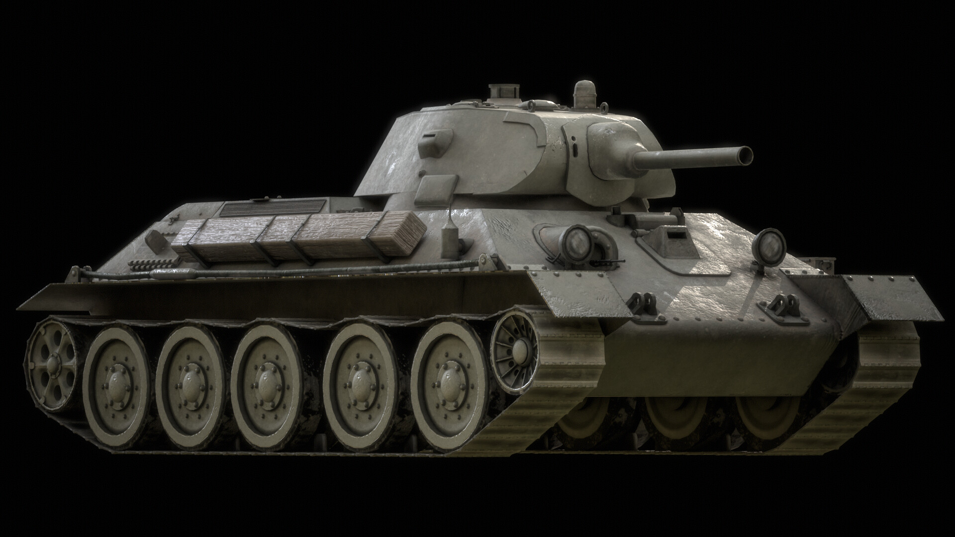 ArtStation - Soviet tank T-34 (1940)