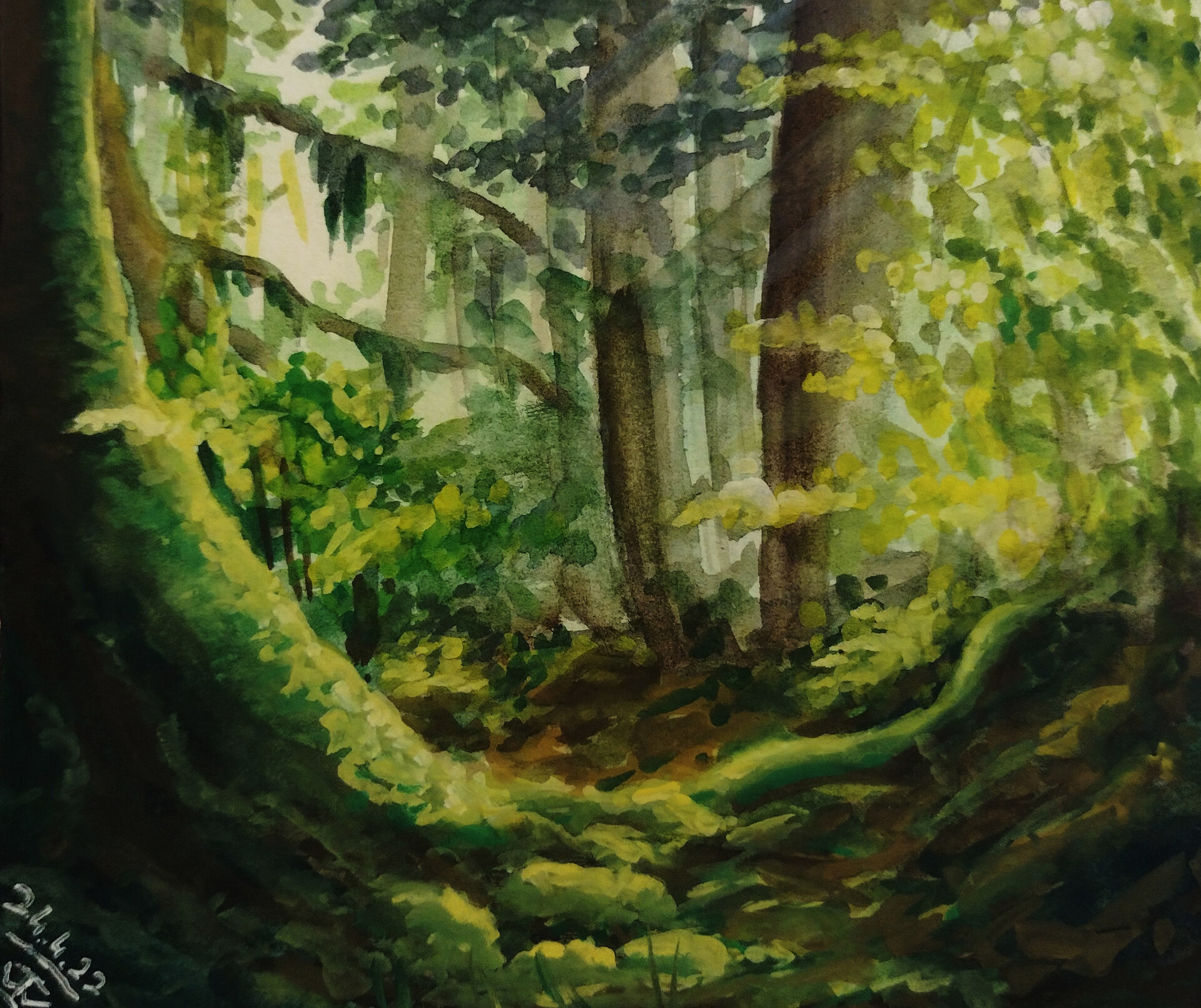 ArtStation - Gouache - forest