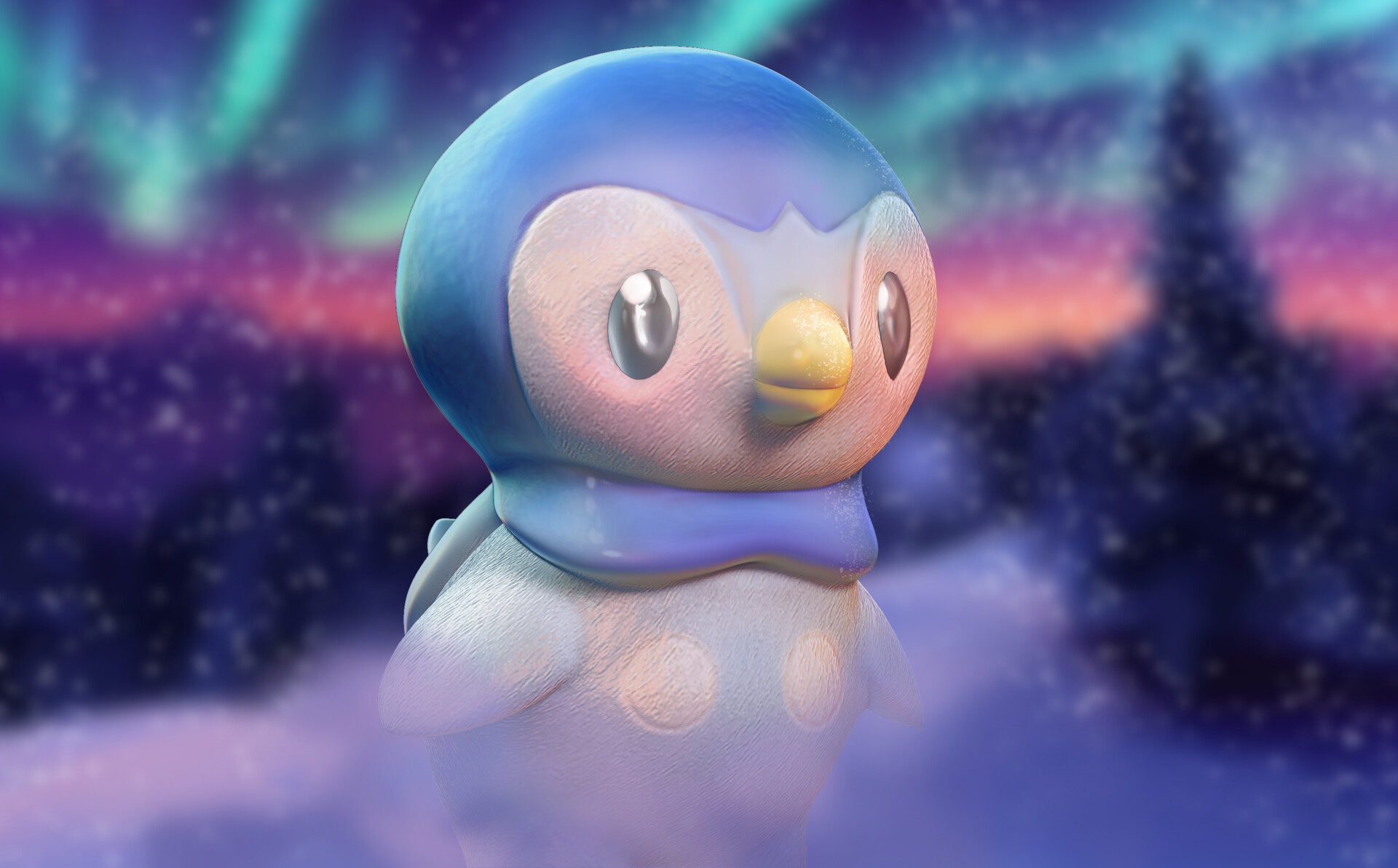 ArtStation - Piplup Sculpt