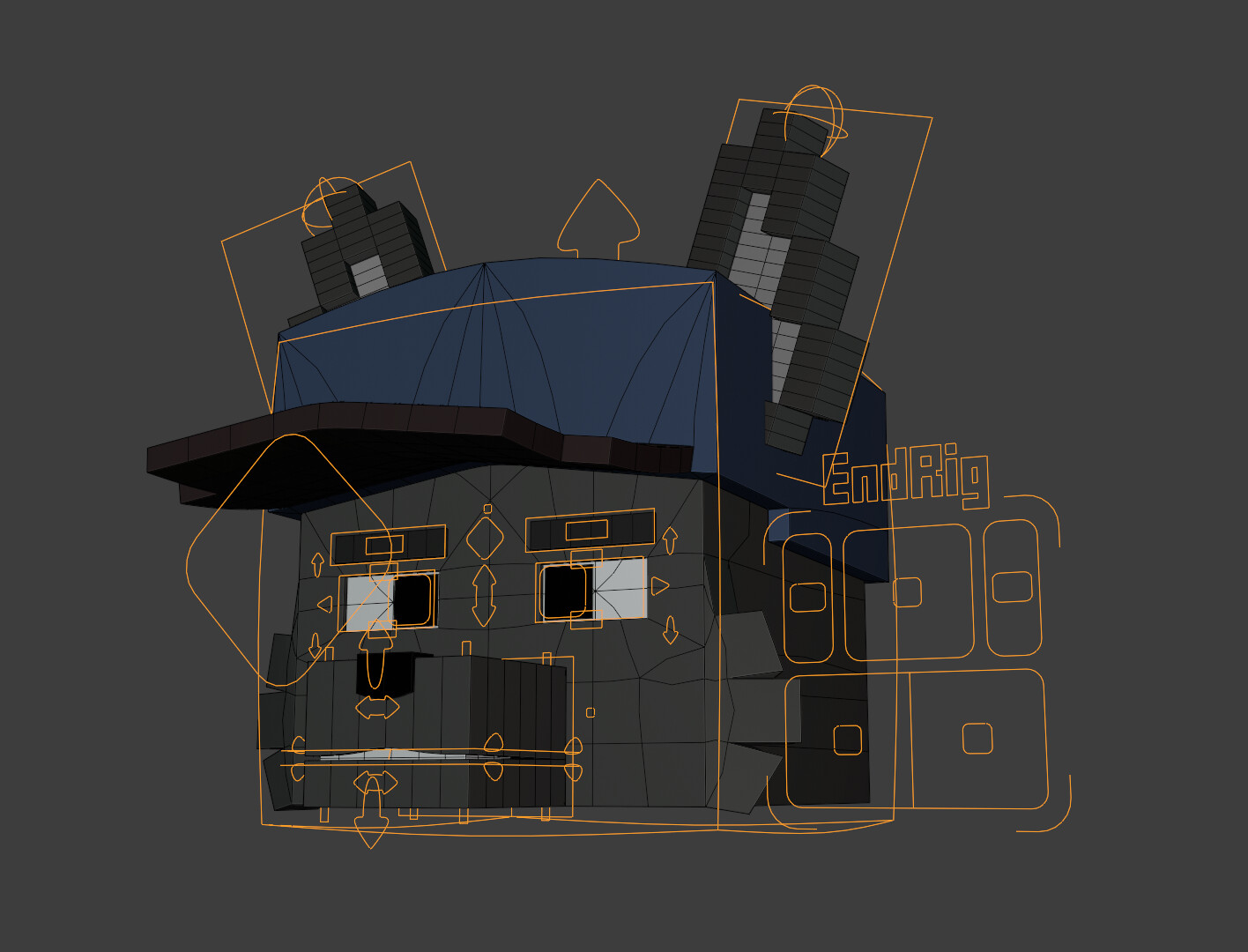 Endertainer007 - Snout Rig (Jaw Type) v1