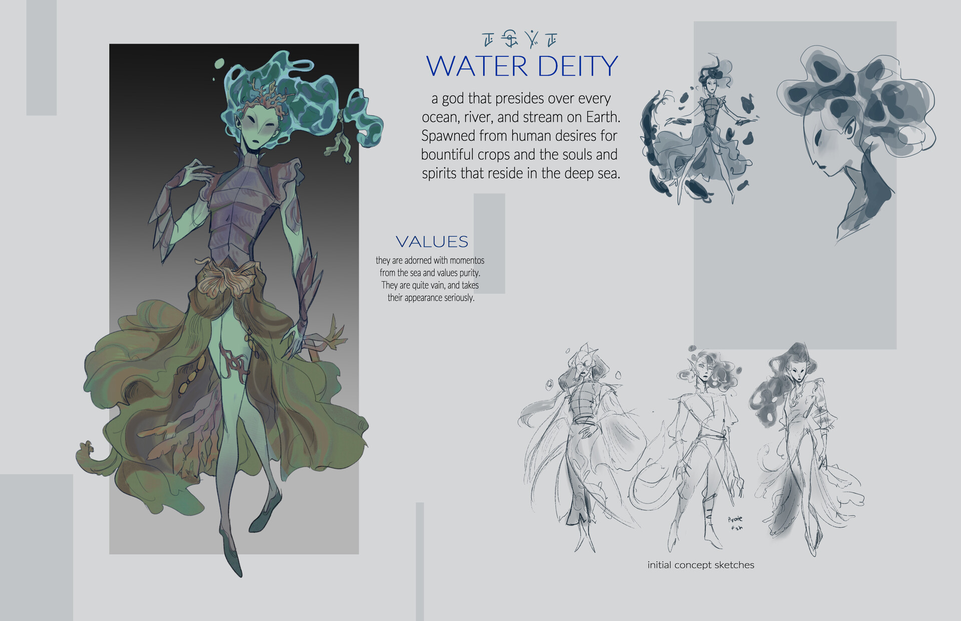 ArtStation - Water Deity