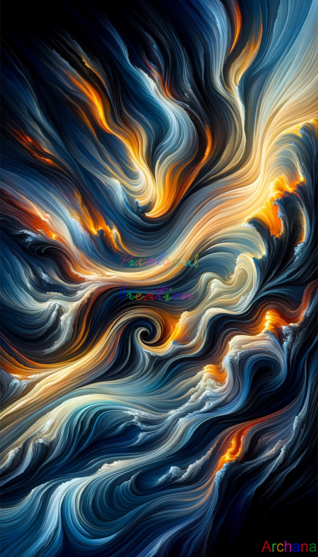 ArtStation - Ephemeral Flames: A Dance of Light and Shadow