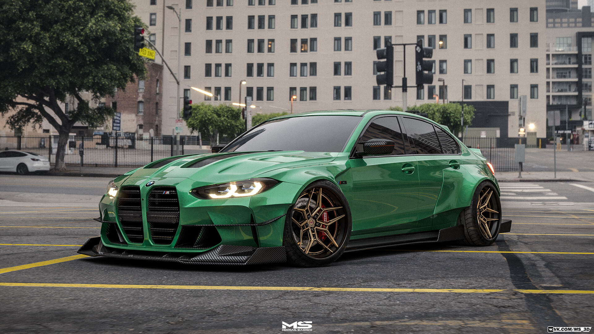 ArtStation - BMW M3 G80 Widebody