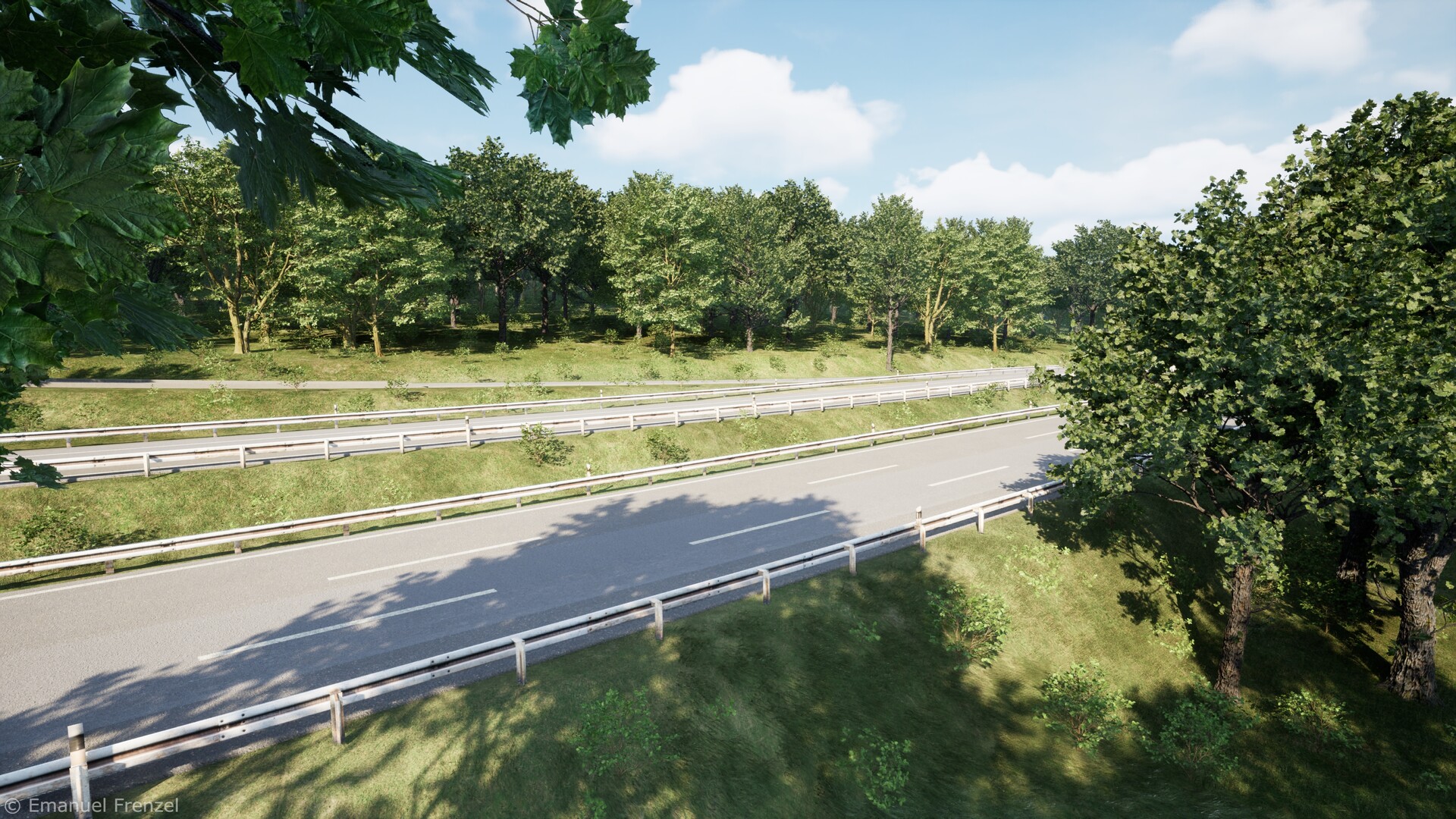 Emanuel Frenzel - WIP test map for a TBA racing game