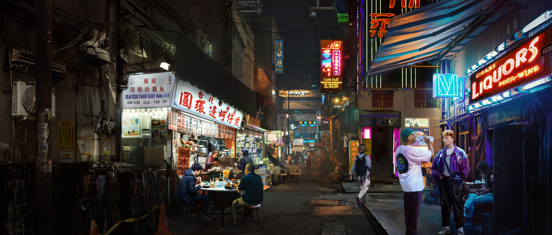 ArtStation - night scene