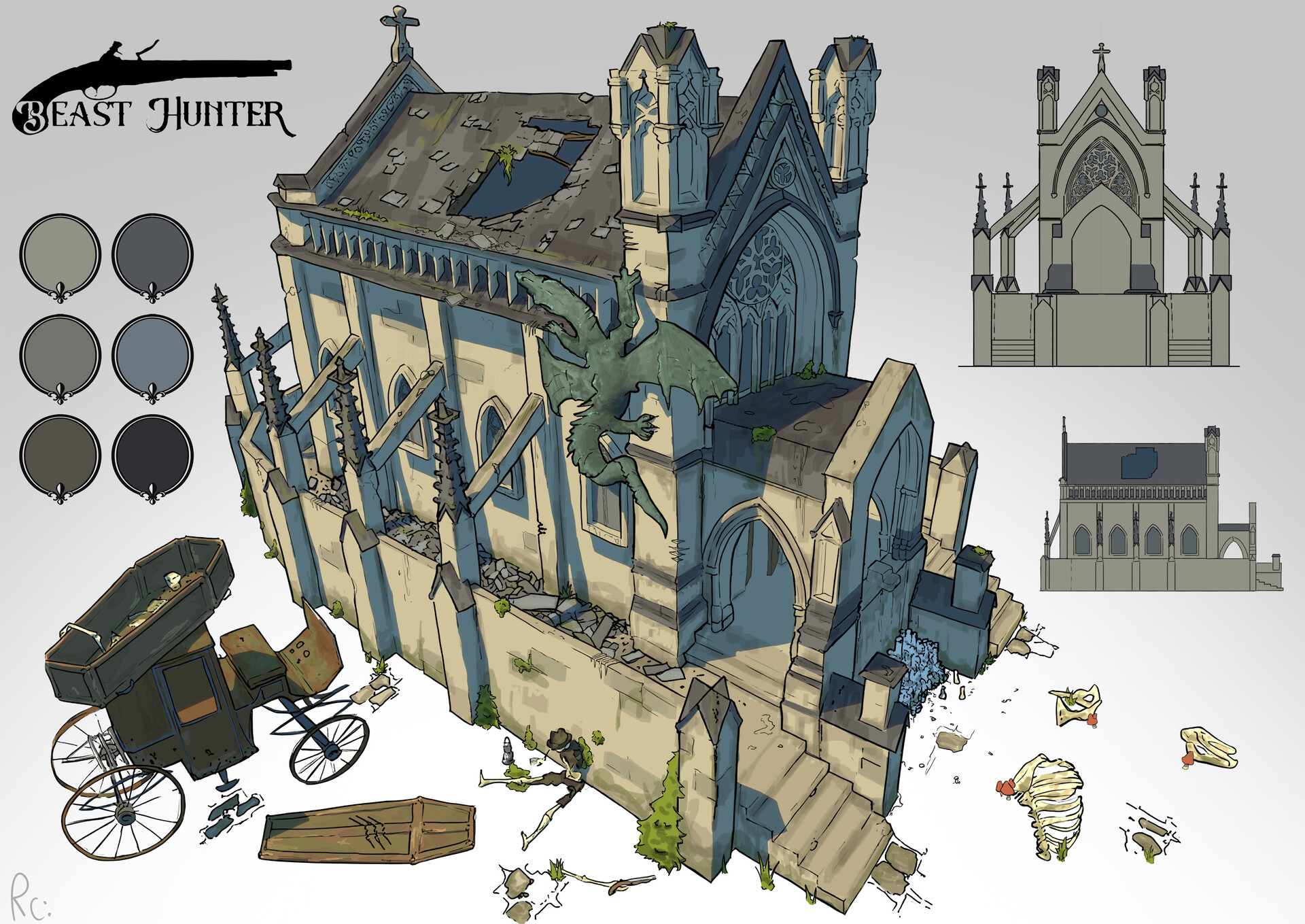 ArtStation - Beast Hunter - Mausoleum