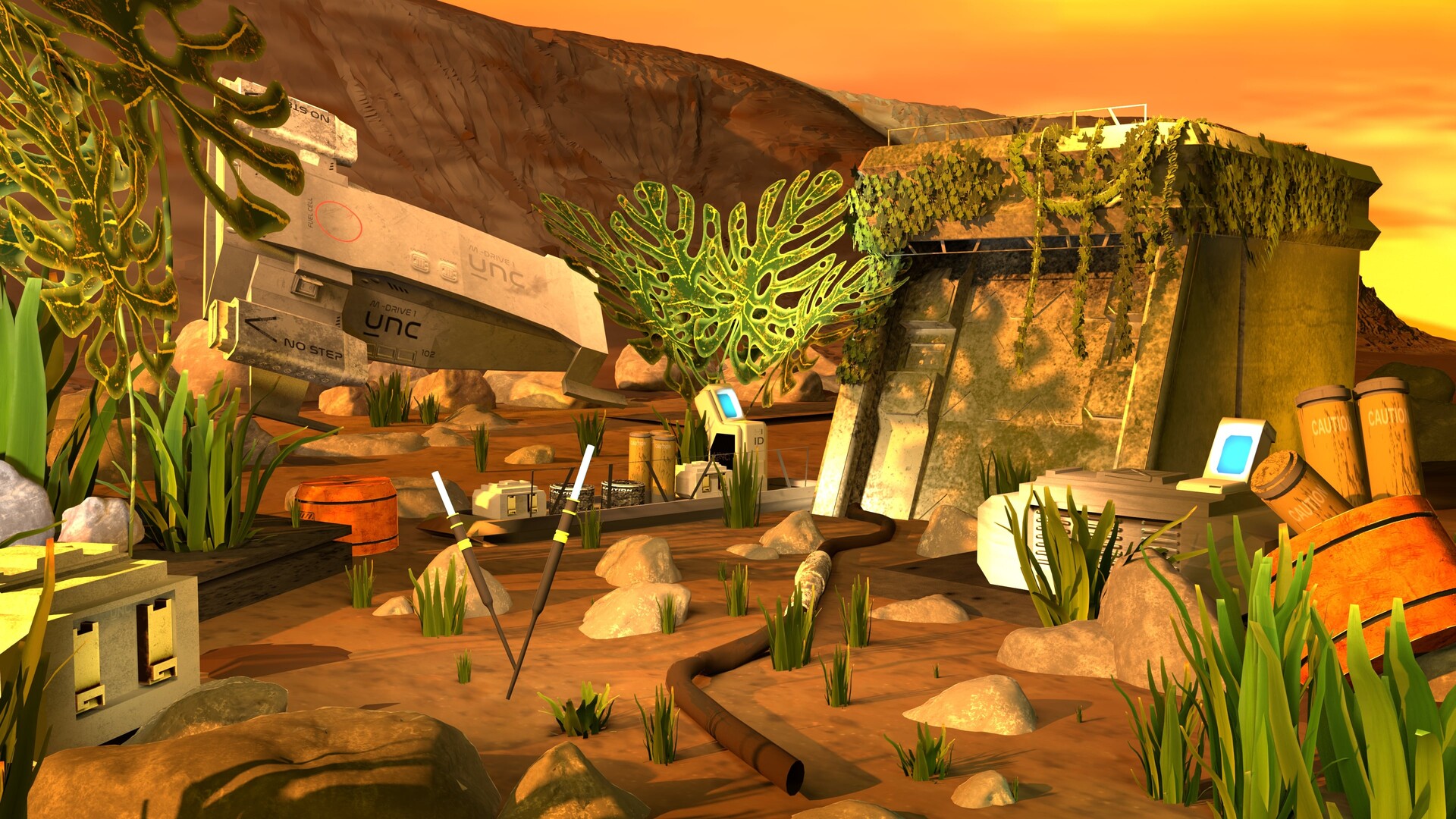 ArtStation - Abandoned Alien Base 3D Scene